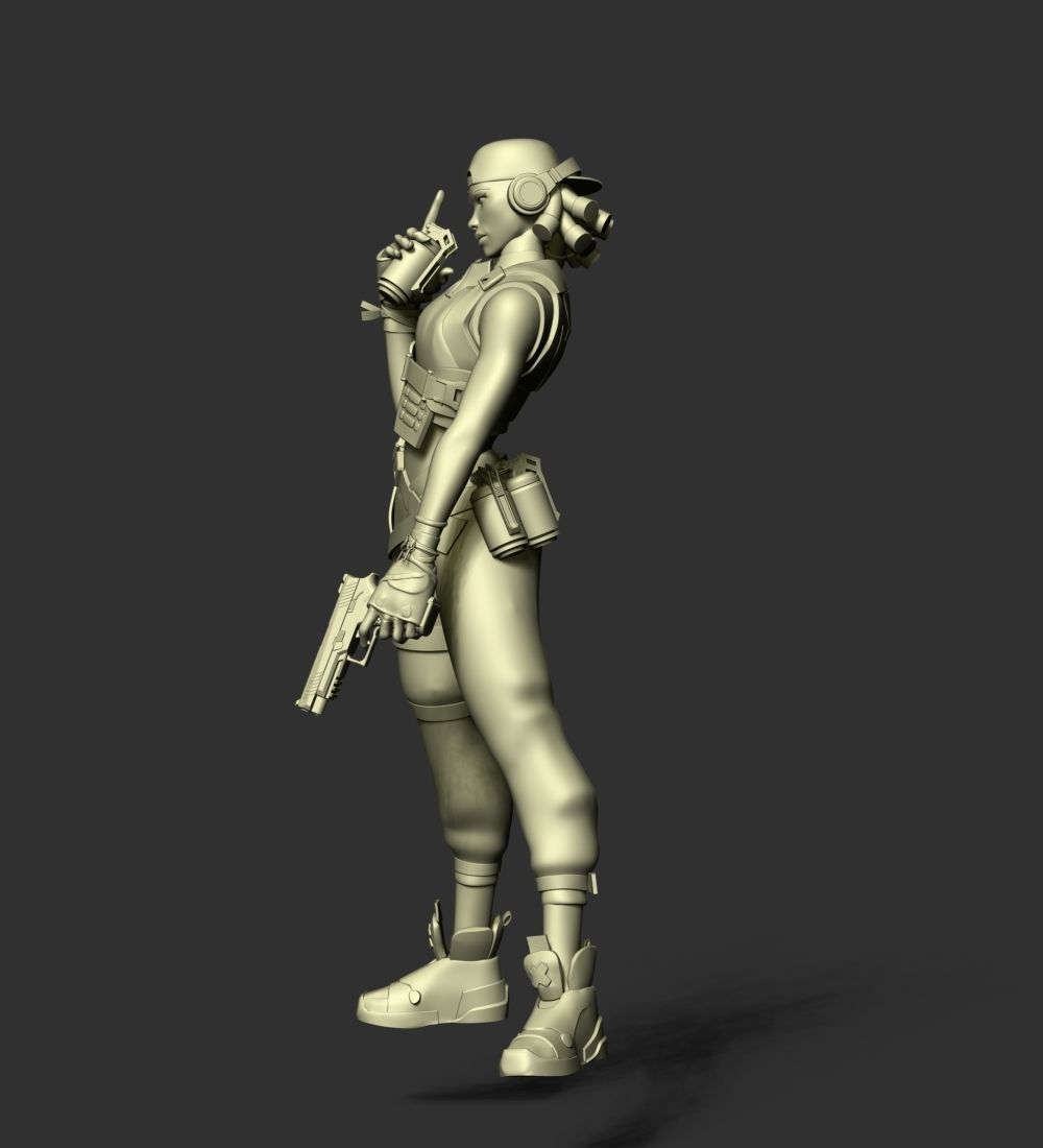 Raze - Valorant 3D model 3D printable | CGTrader