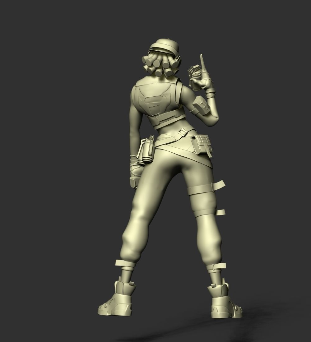 Raze - Valorant 3D model 3D printable | CGTrader