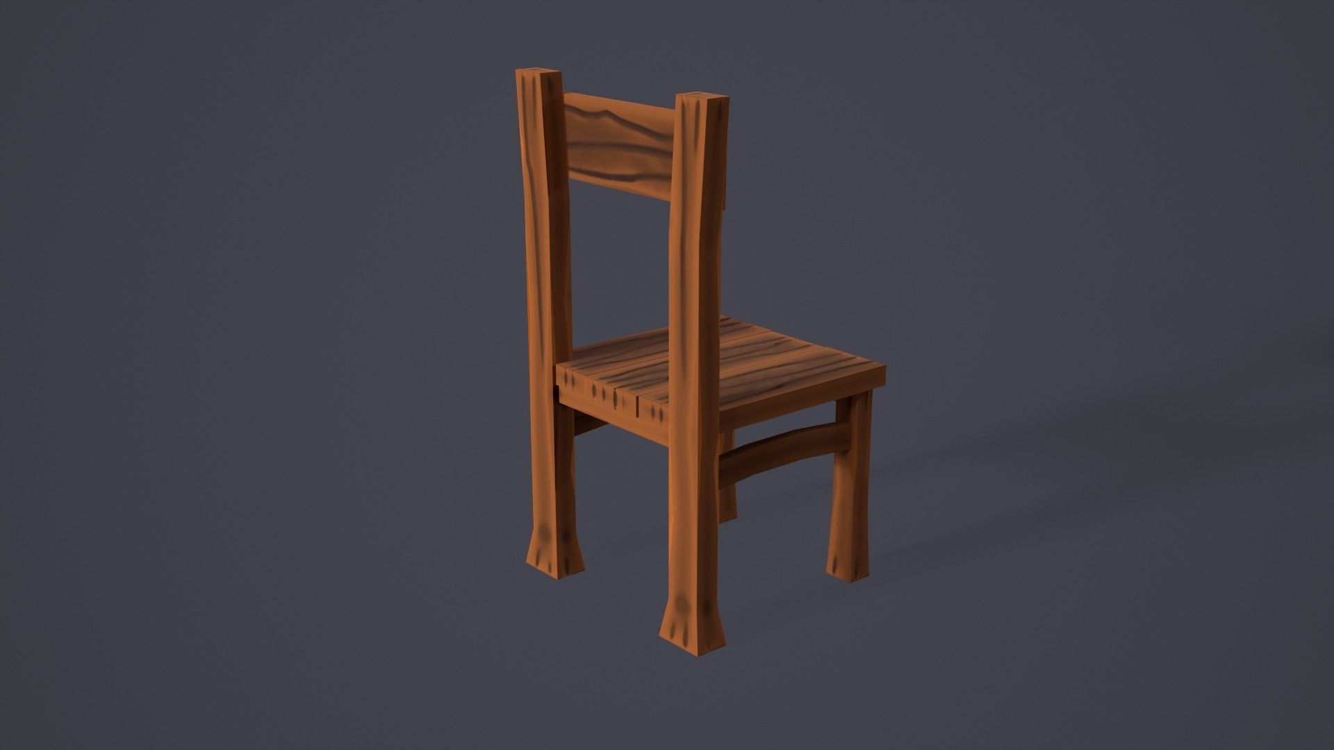 3D model Stylized Medieval Chair Collection VR / AR / low-poly | CGTrader