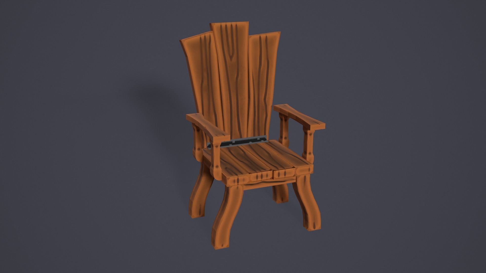 3D model Stylized Medieval Chair Collection VR / AR / low-poly | CGTrader