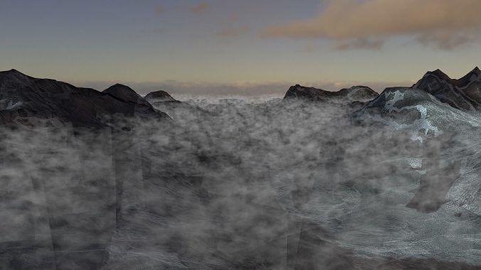 Mountains Winter free 3D model | CGTrader