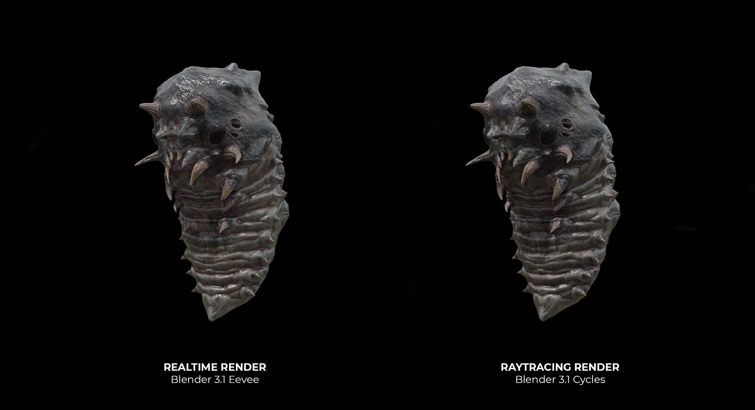 3D model Alien Parasite Cocoon VR / AR / low-poly | CGTrader