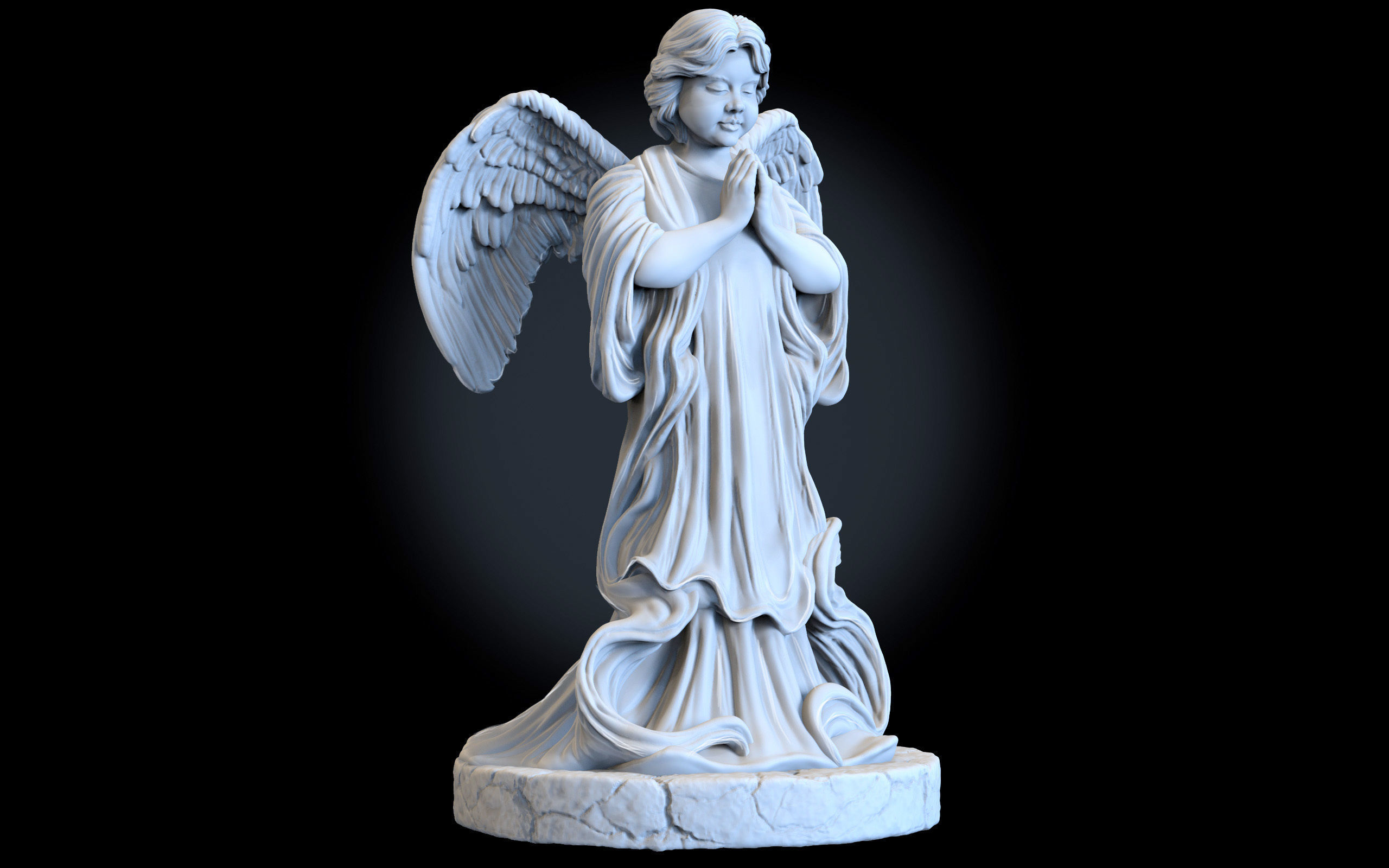 Archangel Guardian Angel 3D model 3D printable | CGTrader