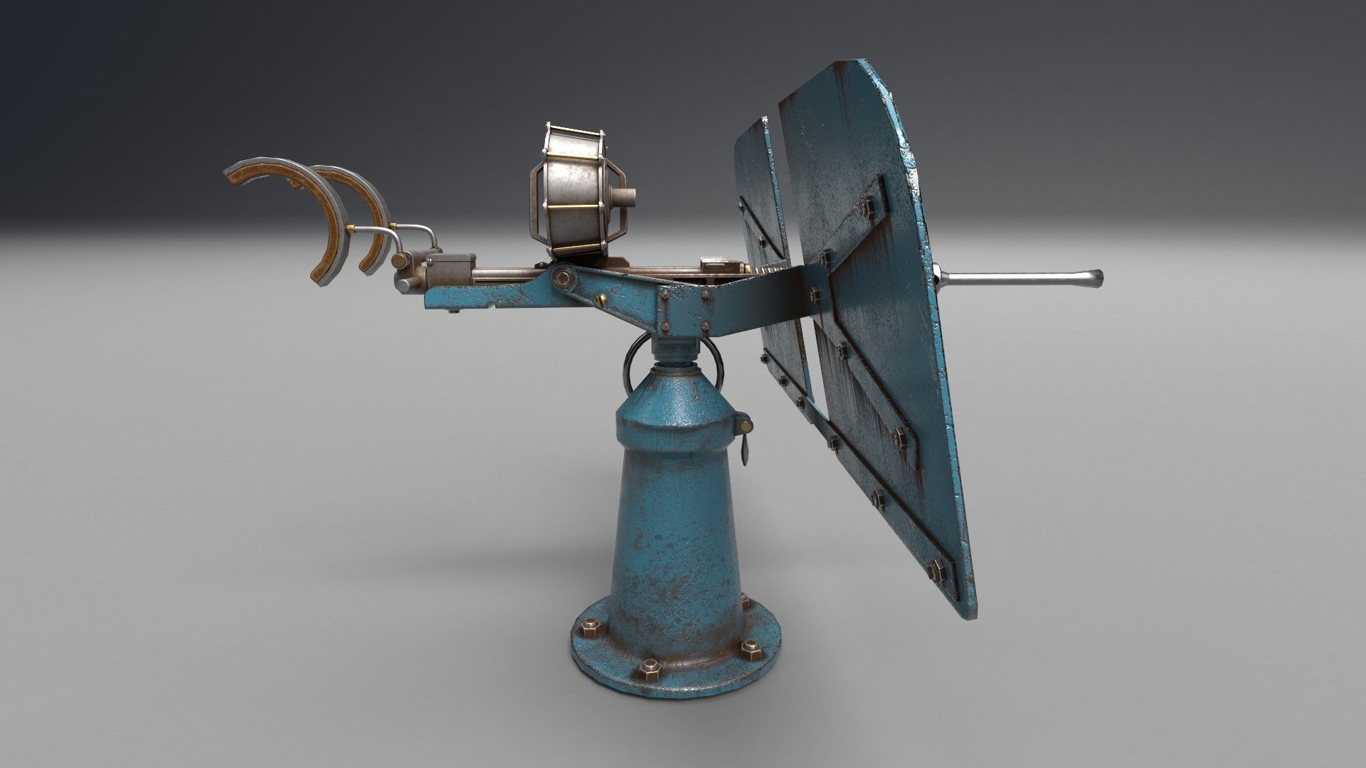 3D model Submarine anti-aircraft gun USS Pampanito-SS-383 VR / AR / low ...