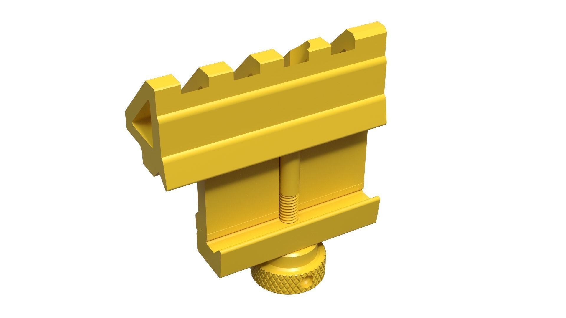 Picatinny Adapter 45 deg 3D model | CGTrader