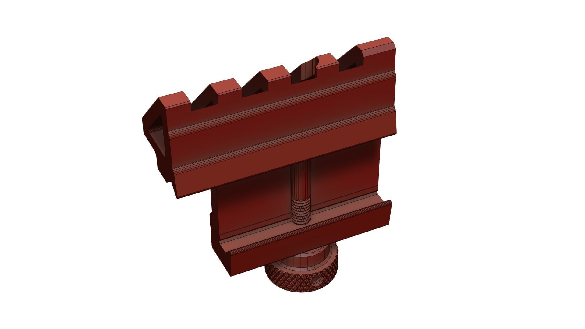 Picatinny Adapter 45 deg 3D model | CGTrader