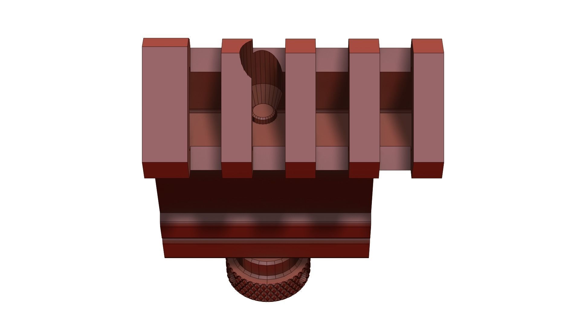 Picatinny Adapter 45 deg 3D model | CGTrader
