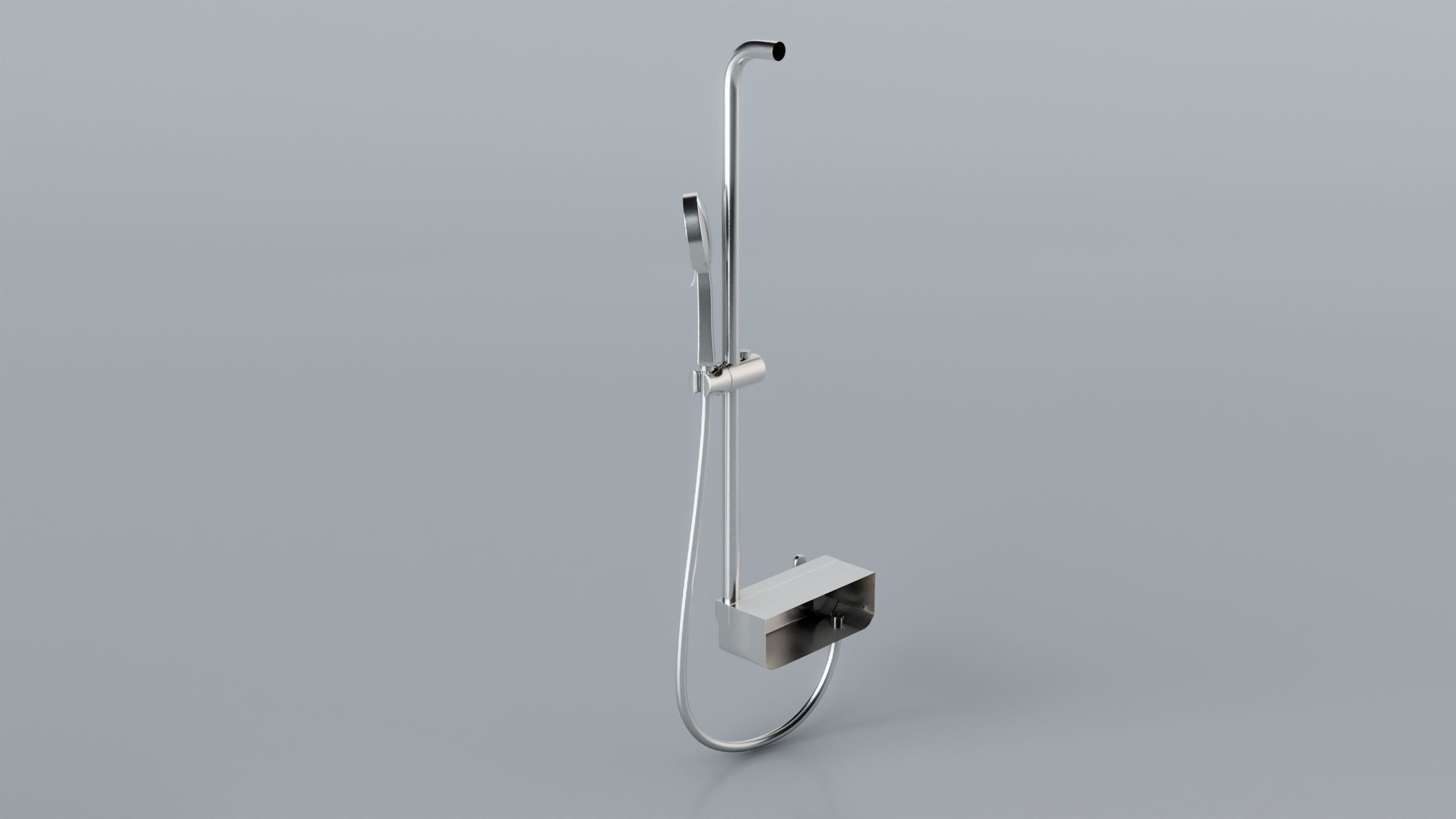 3D model Bathroom Showers Roca Deck VR / AR / low-poly | CGTrader