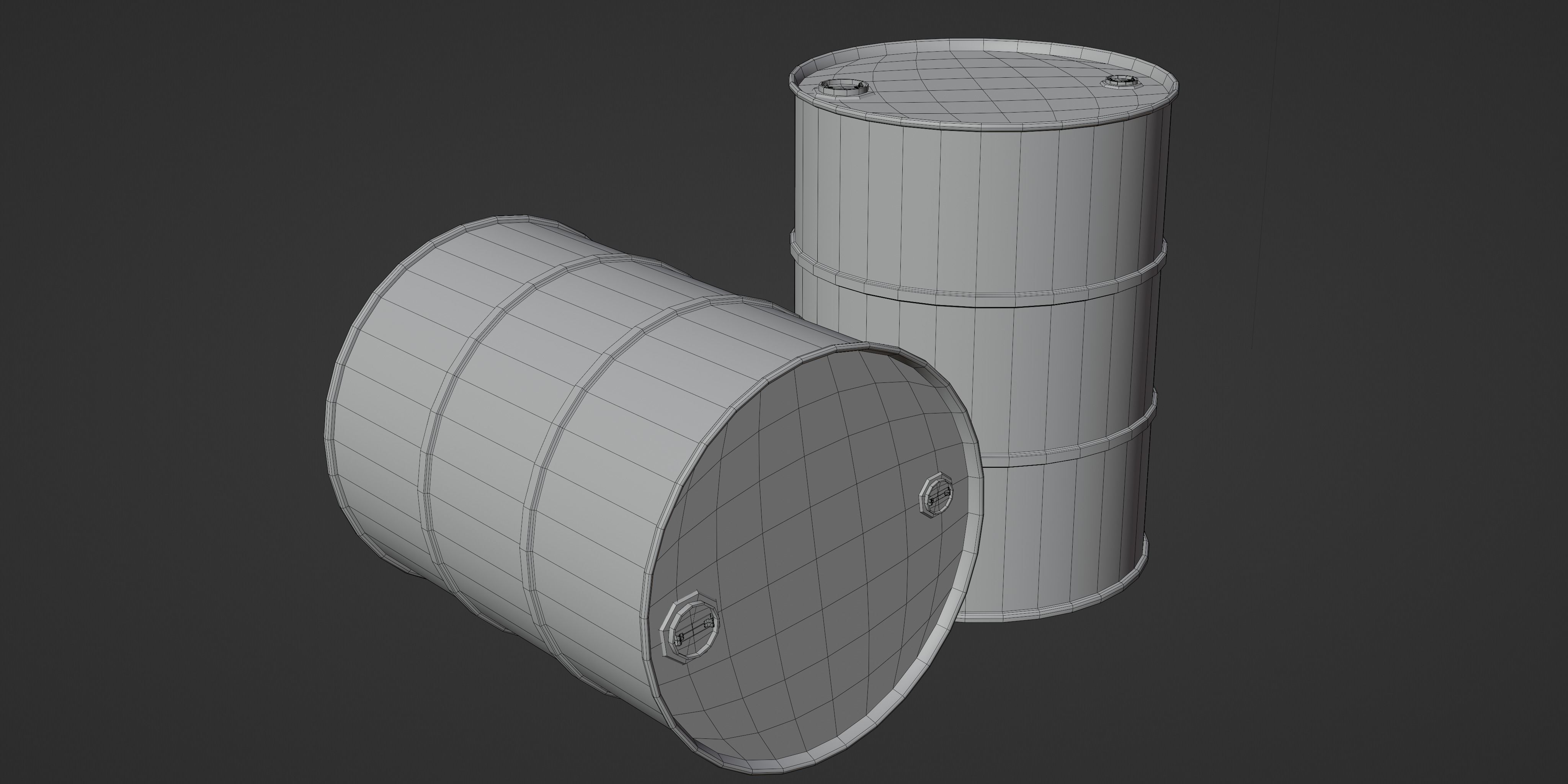 Damaged flammable barrel free VR / AR / low-poly 3D model | CGTrader