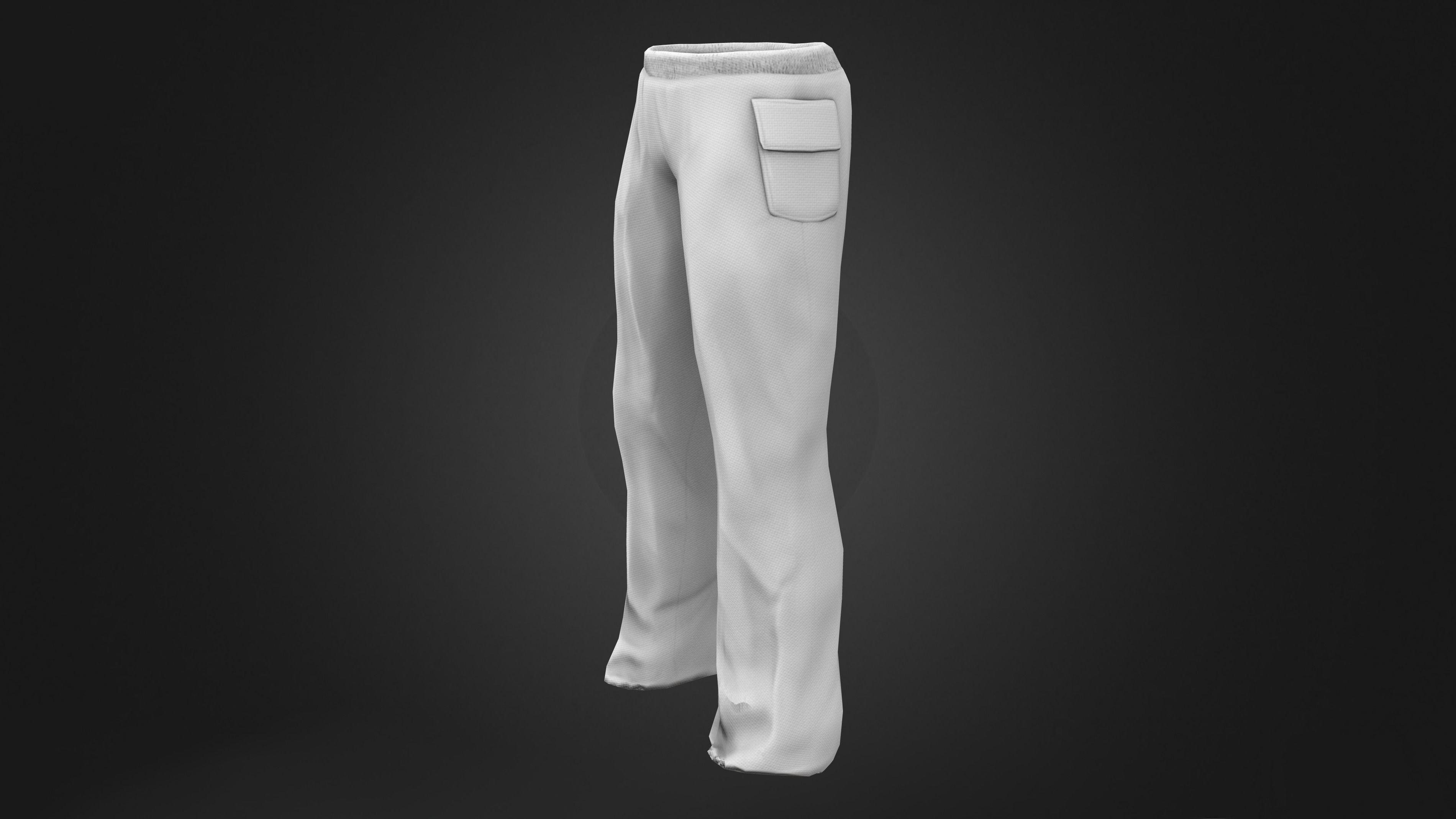 3D model Men Cyberpunk Long Pants VR / AR / low-poly | CGTrader