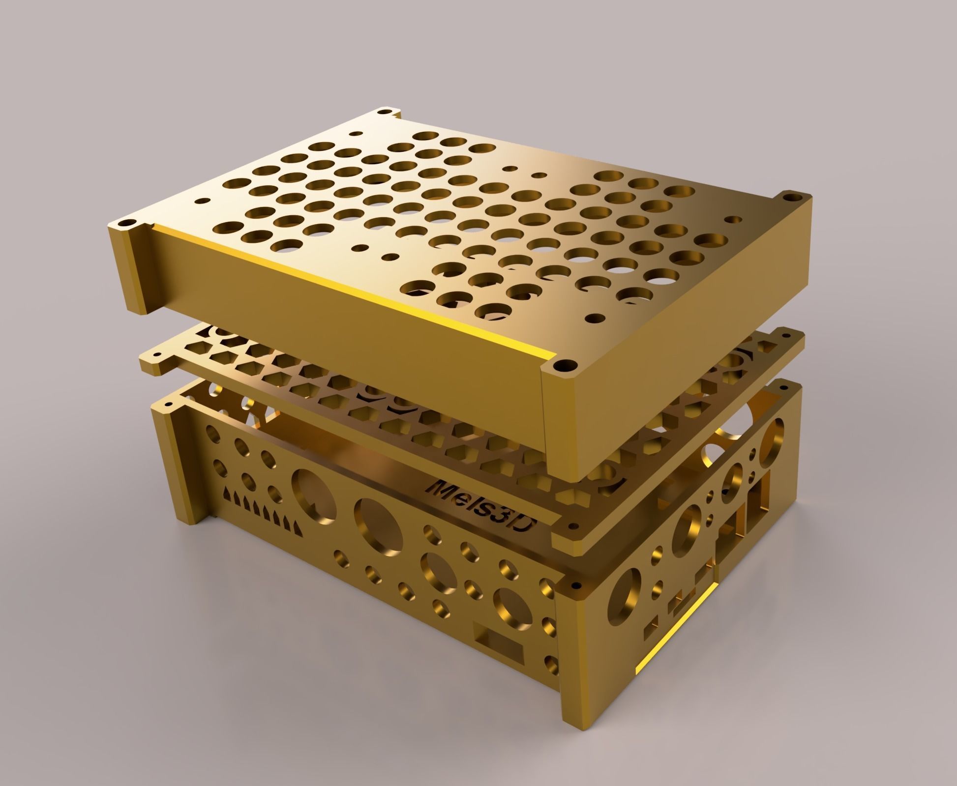 BTT Manta M8P Enclosure by Mels3D 3D model 3D printable | CGTrader