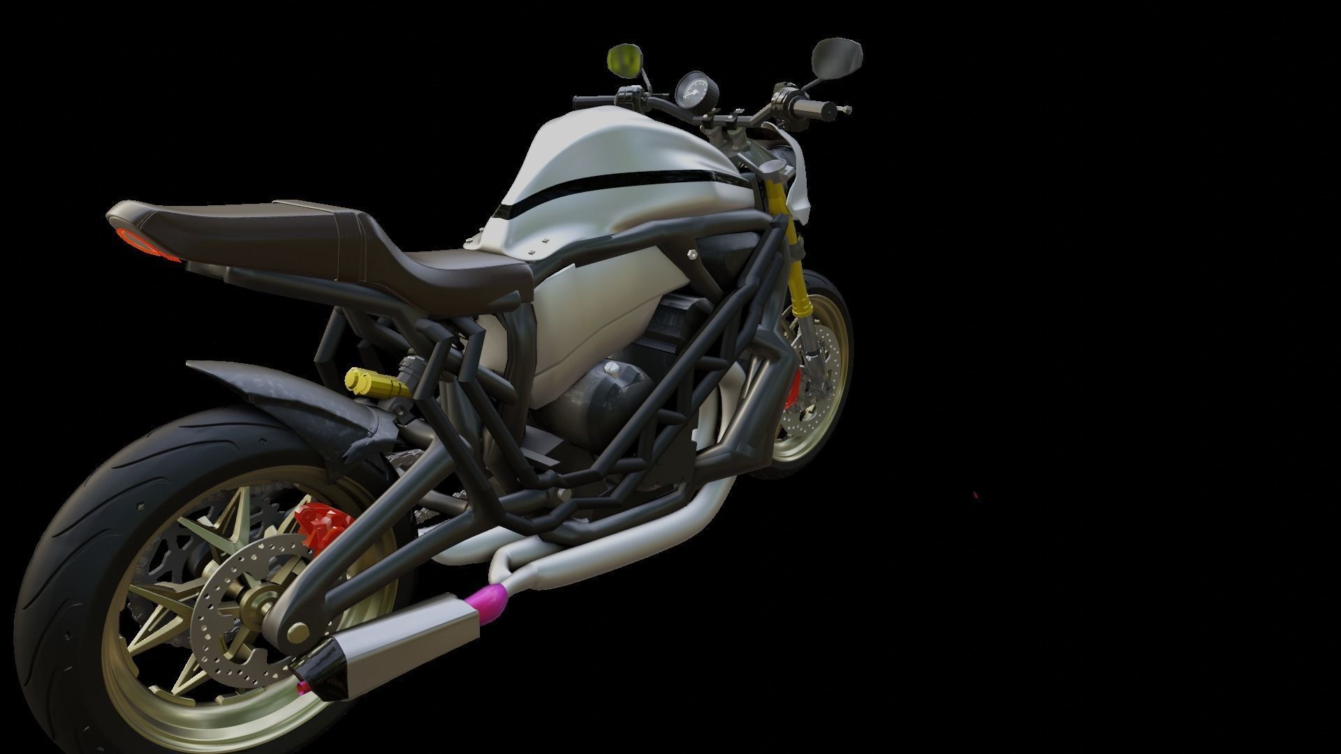 3D model Bike hurly hurly 650 Ti game ready VR / AR / low-poly | CGTrader
