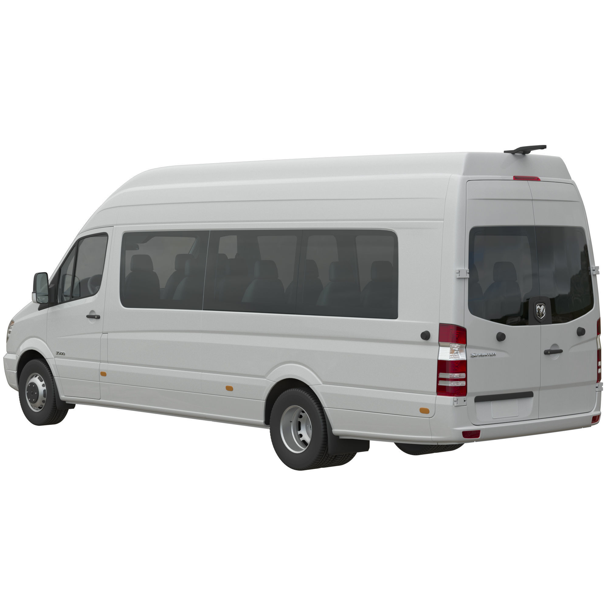 Dodge Sprinter 3500 Minibus L4H3 3D model | CGTrader