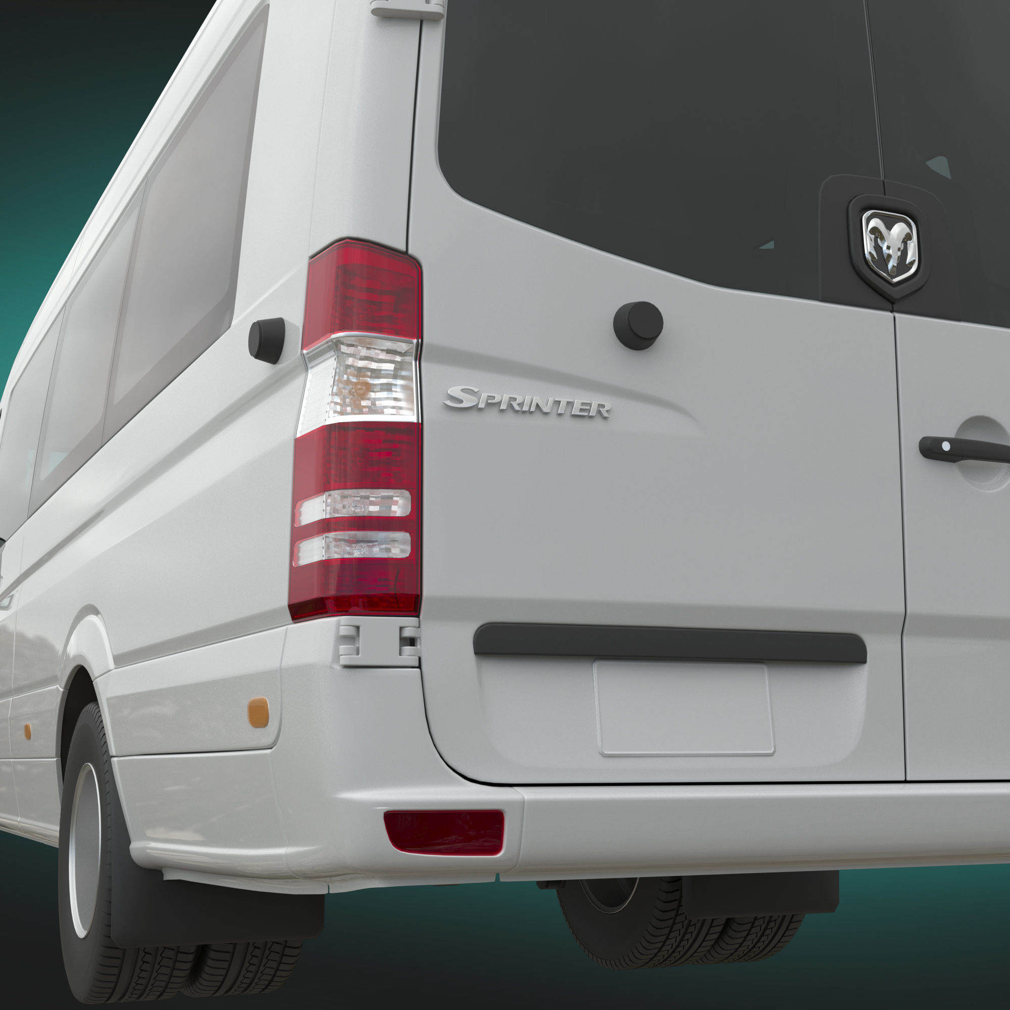 Dodge Sprinter 3500 Minibus L4H3 3D model | CGTrader