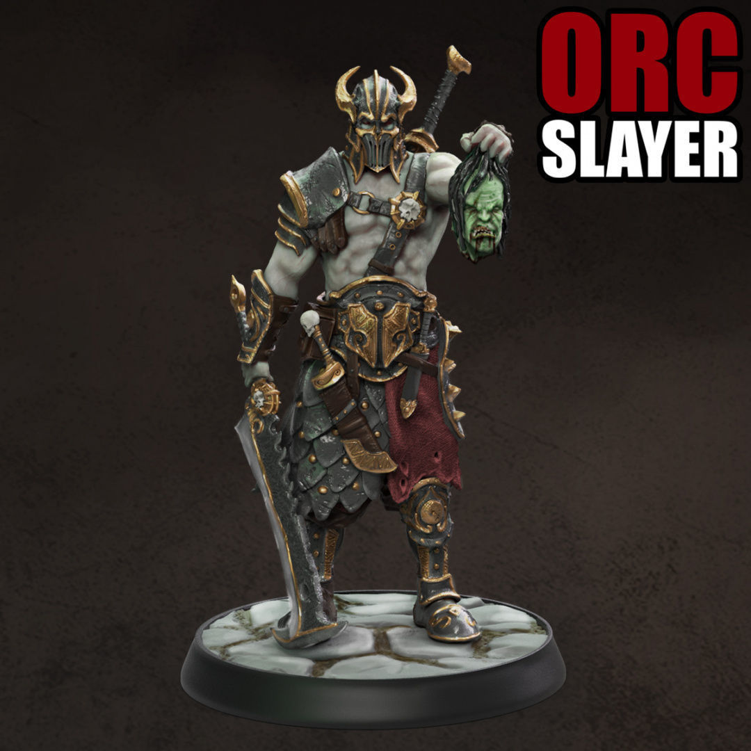 Orc Slayer 3D model 3D printable | CGTrader