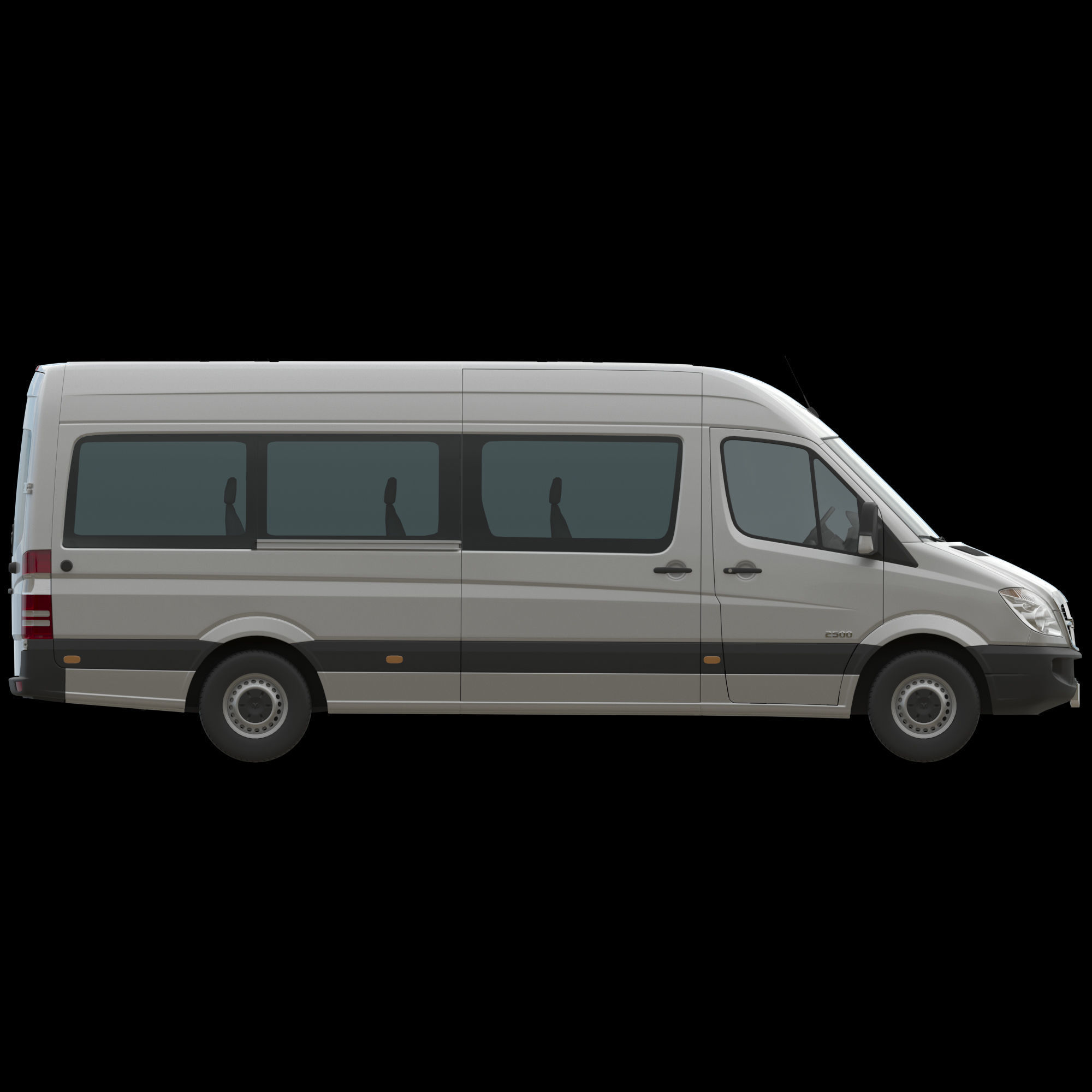 Dodge Sprinter 2500 Minibus L3H2 3D model | CGTrader