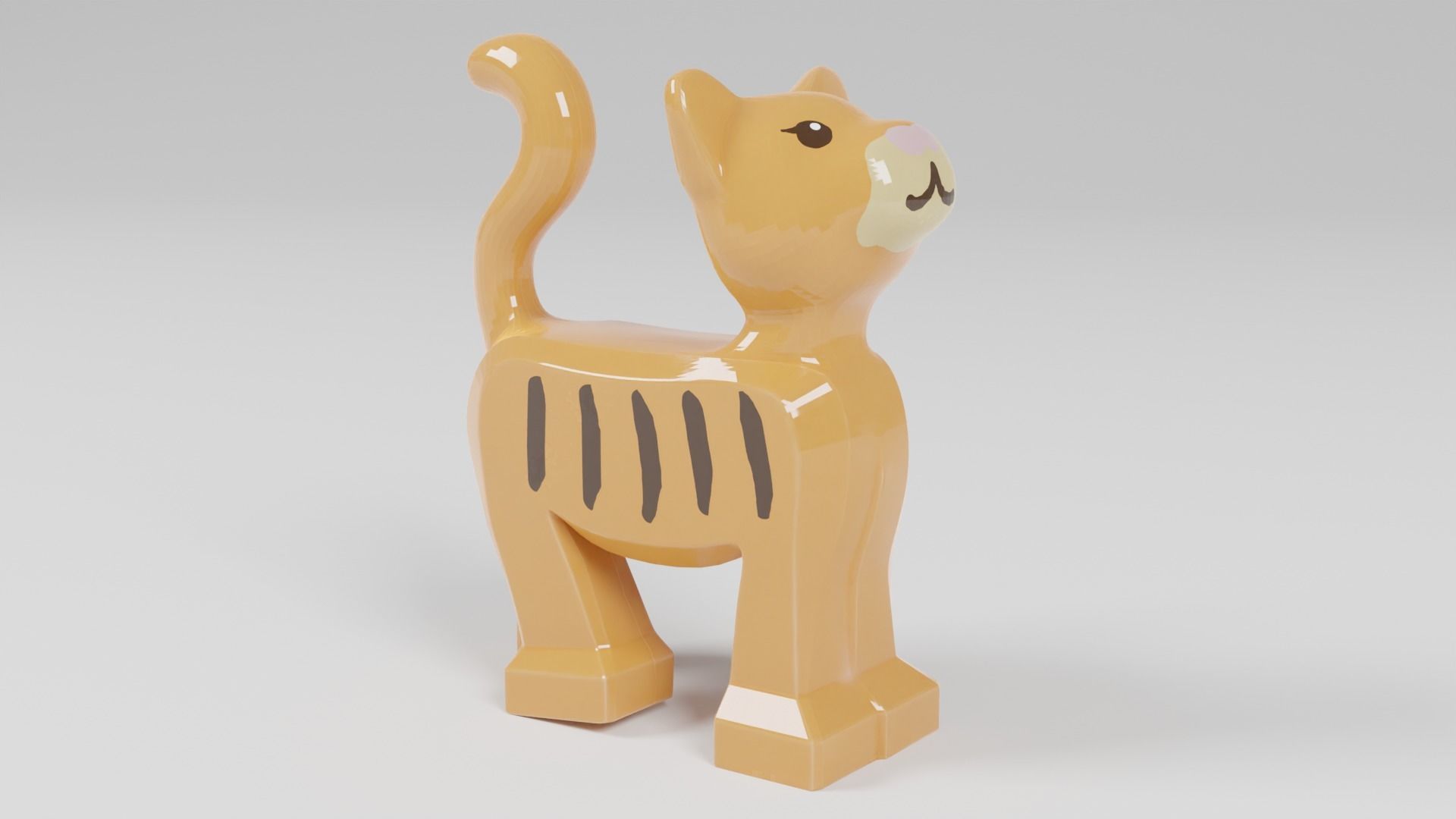 Lego Cat 3D model | CGTrader