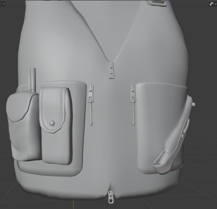 3D model British Police Vest VR / AR / low-poly | CGTrader