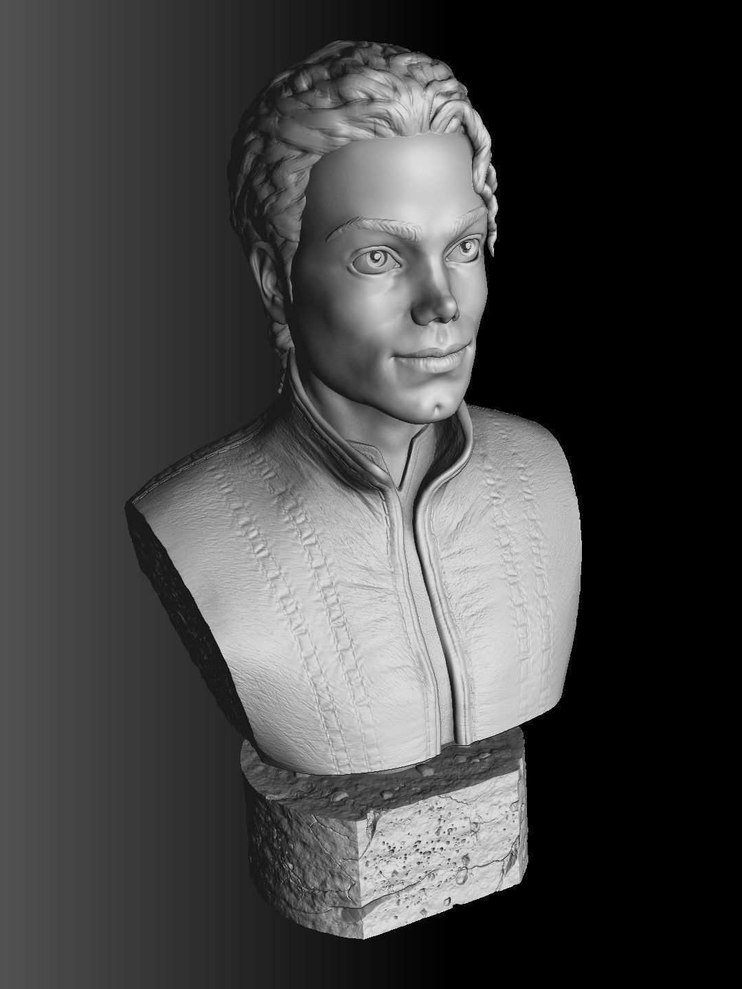 MICHAEL JACKSON bust for 3D print STL 3D model 3D printable | CGTrader