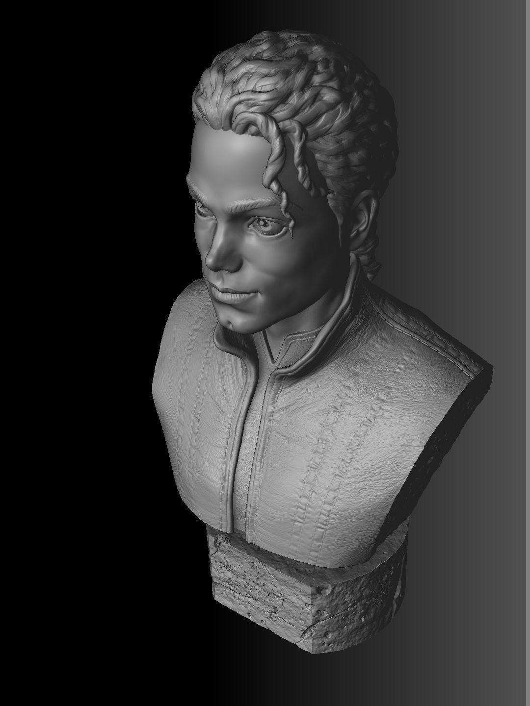 MICHAEL JACKSON bust for 3D print STL 3D model 3D printable | CGTrader