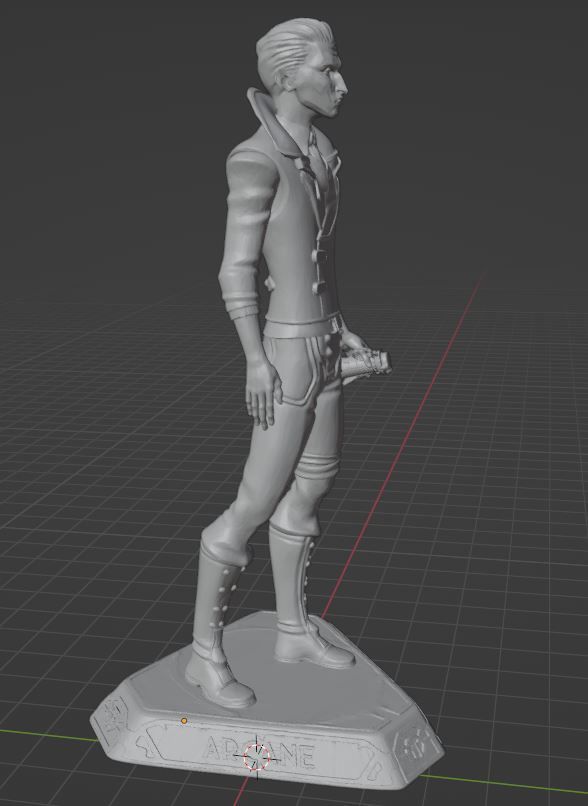 Silco from Arcane 3D print ready statue 3D model 3D printable | CGTrader