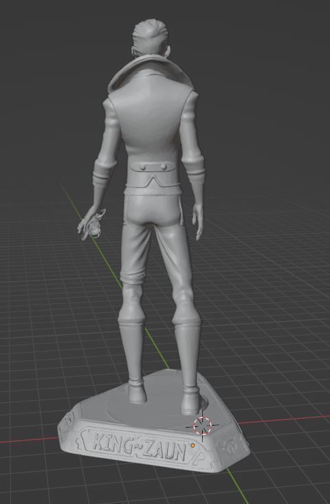 Silco from Arcane 3D print ready statue 3D model 3D printable | CGTrader