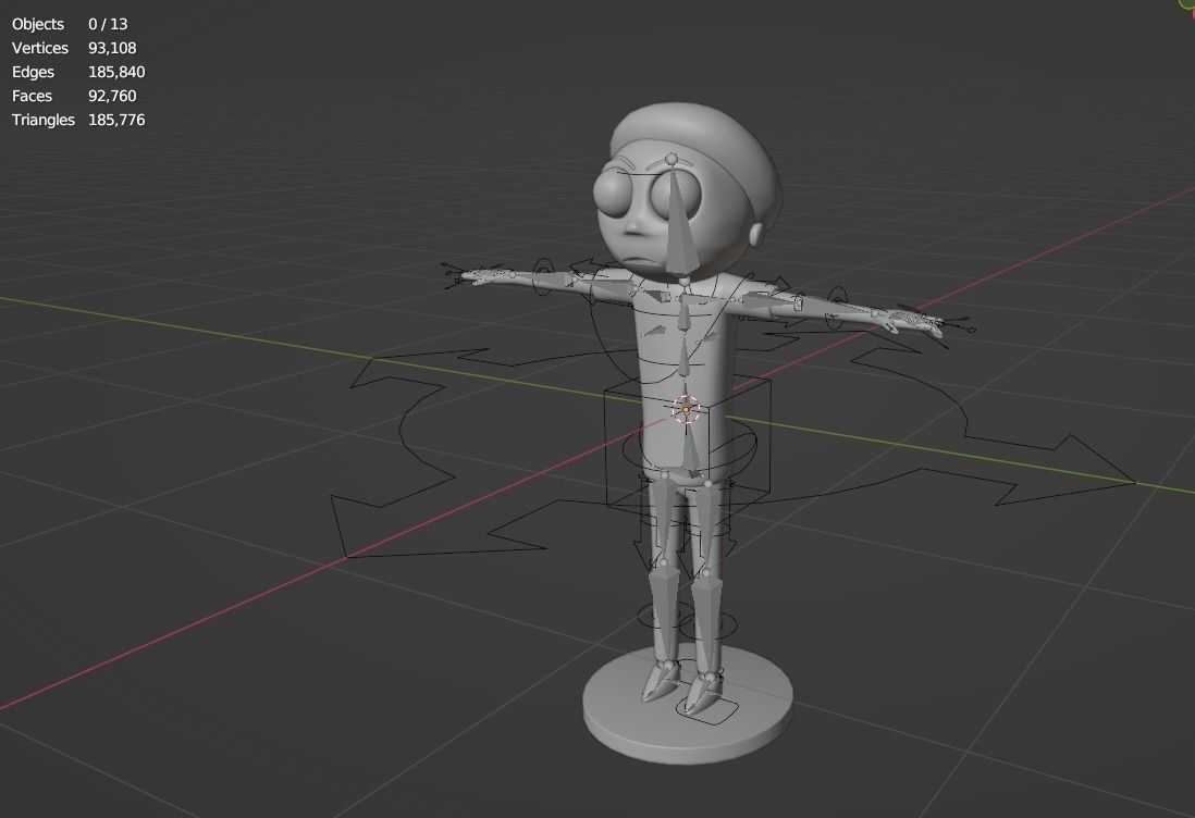 3D model Rick and Morty Character 3D Model VR / AR / low-poly | CGTrader