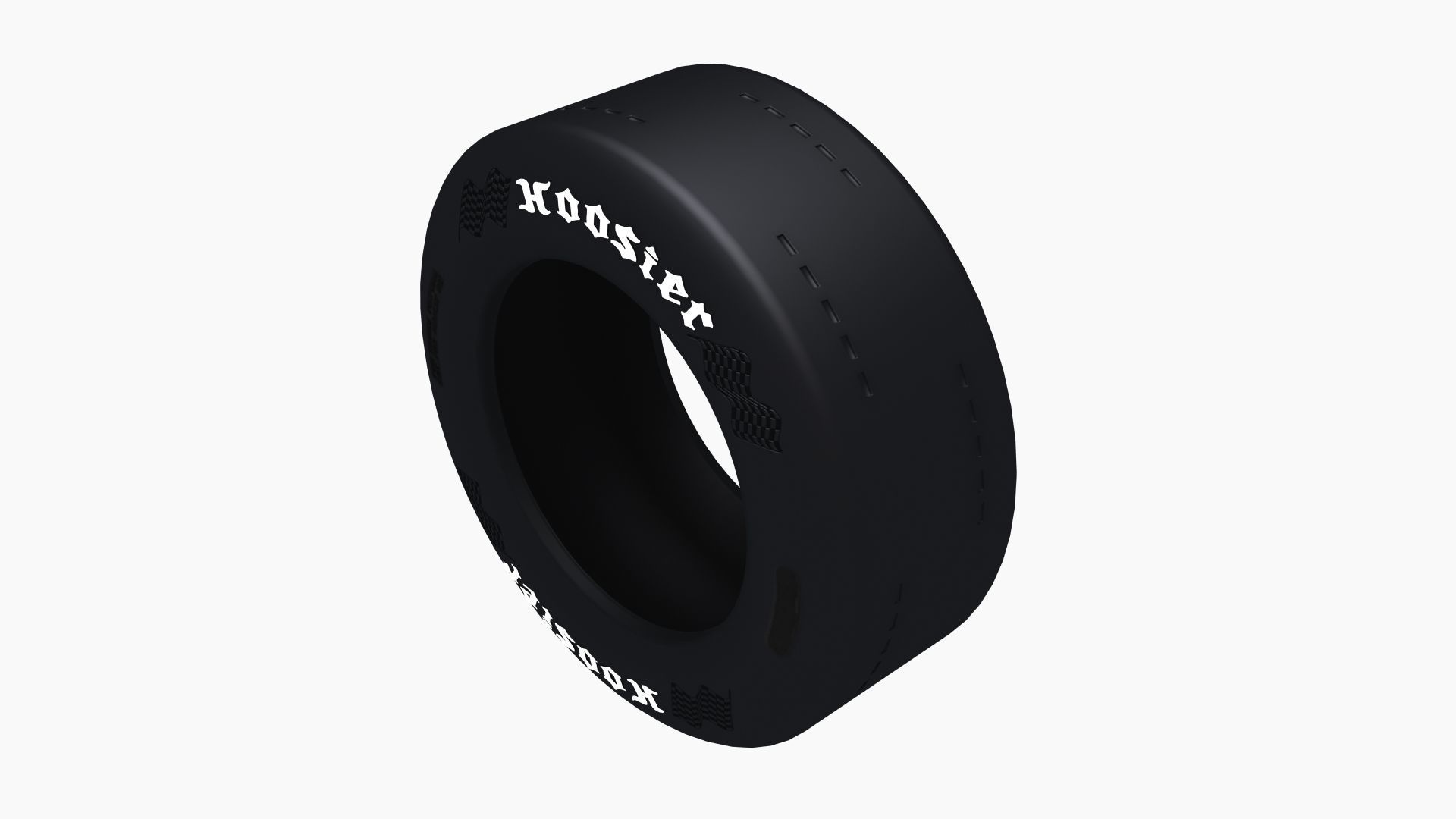3D model Hoosier DOT Drag Radial 2 tire VR / AR / low-poly | CGTrader