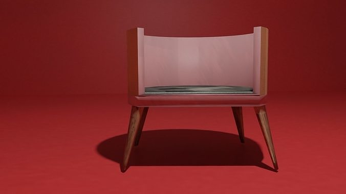Stylish Modern Single person sofa with background 3D model | CGTrader