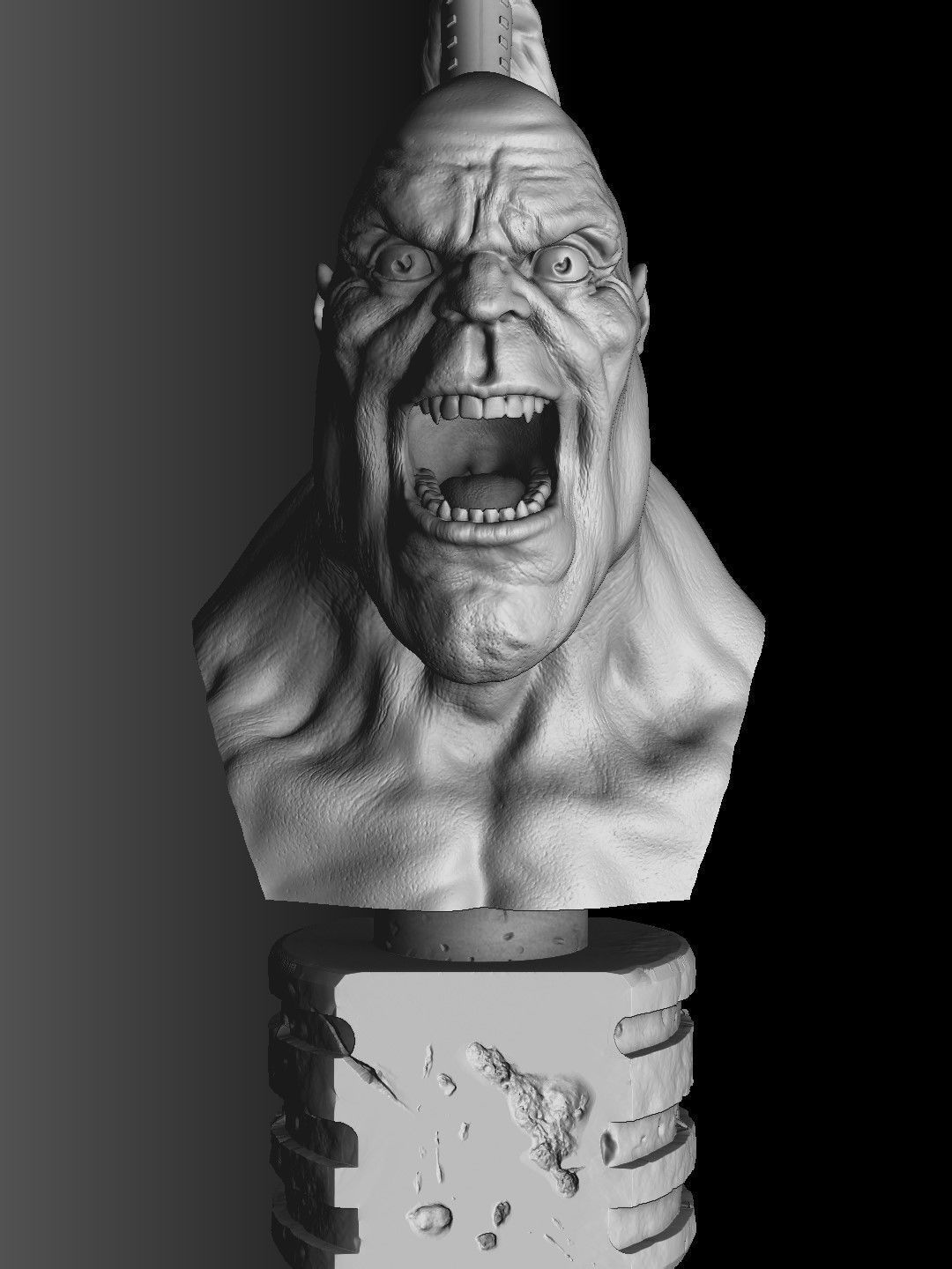 Goro bust for 3d print STL 3D model 3D printable | CGTrader
