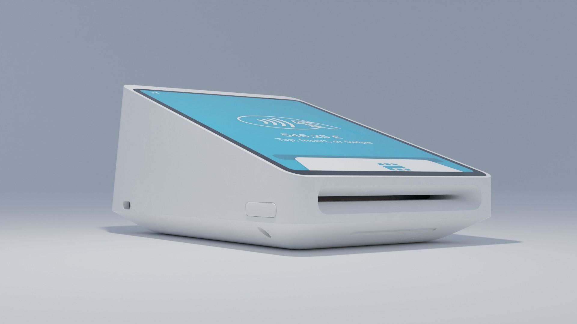 3D model Square Mobile Checkout Terminal with 4K Textures VR / AR / low ...