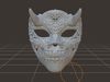 Masquerade mask 3D model 3D printable | CGTrader