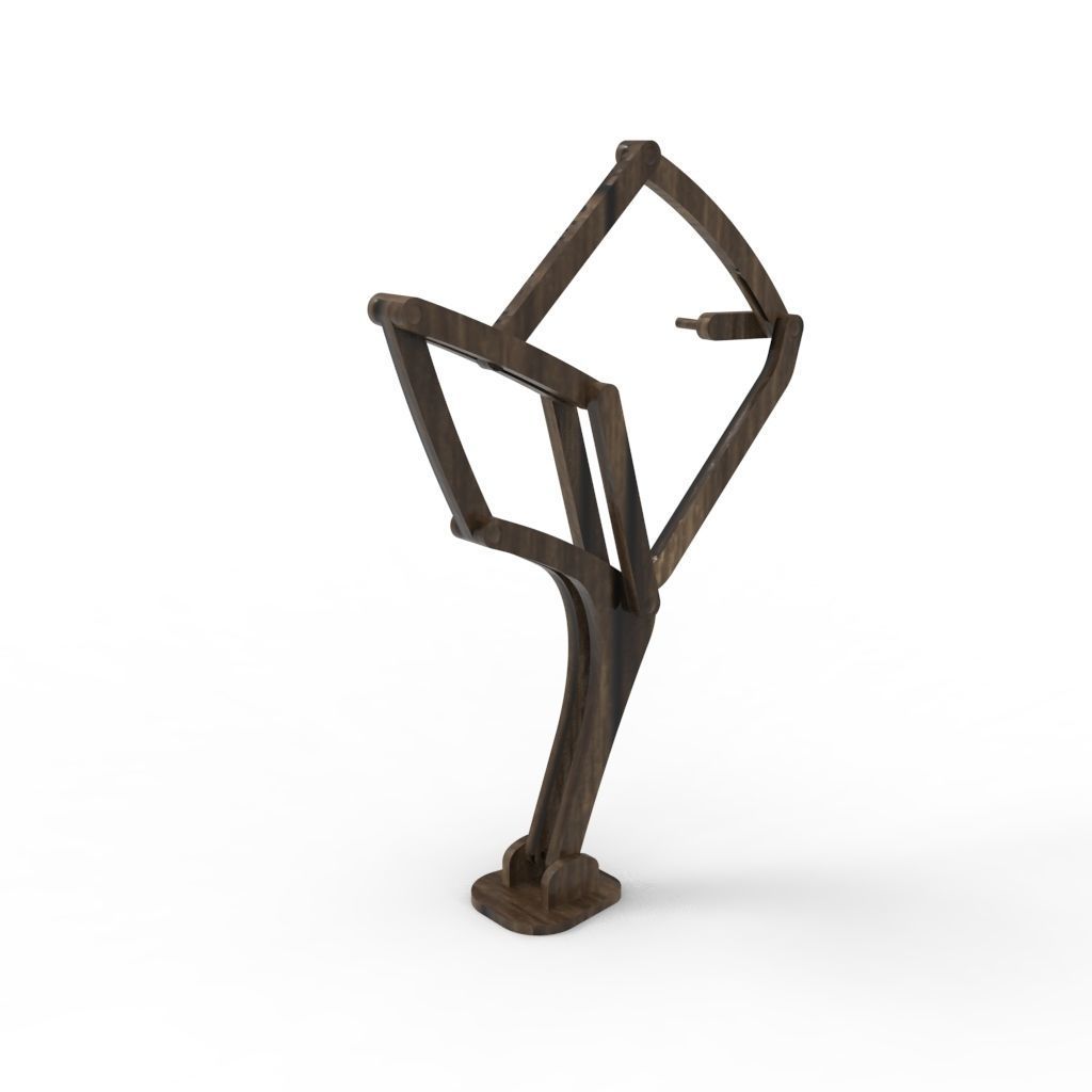 Walking leg mechanism referred to Jensen mechanism free 3D model | CGTrader