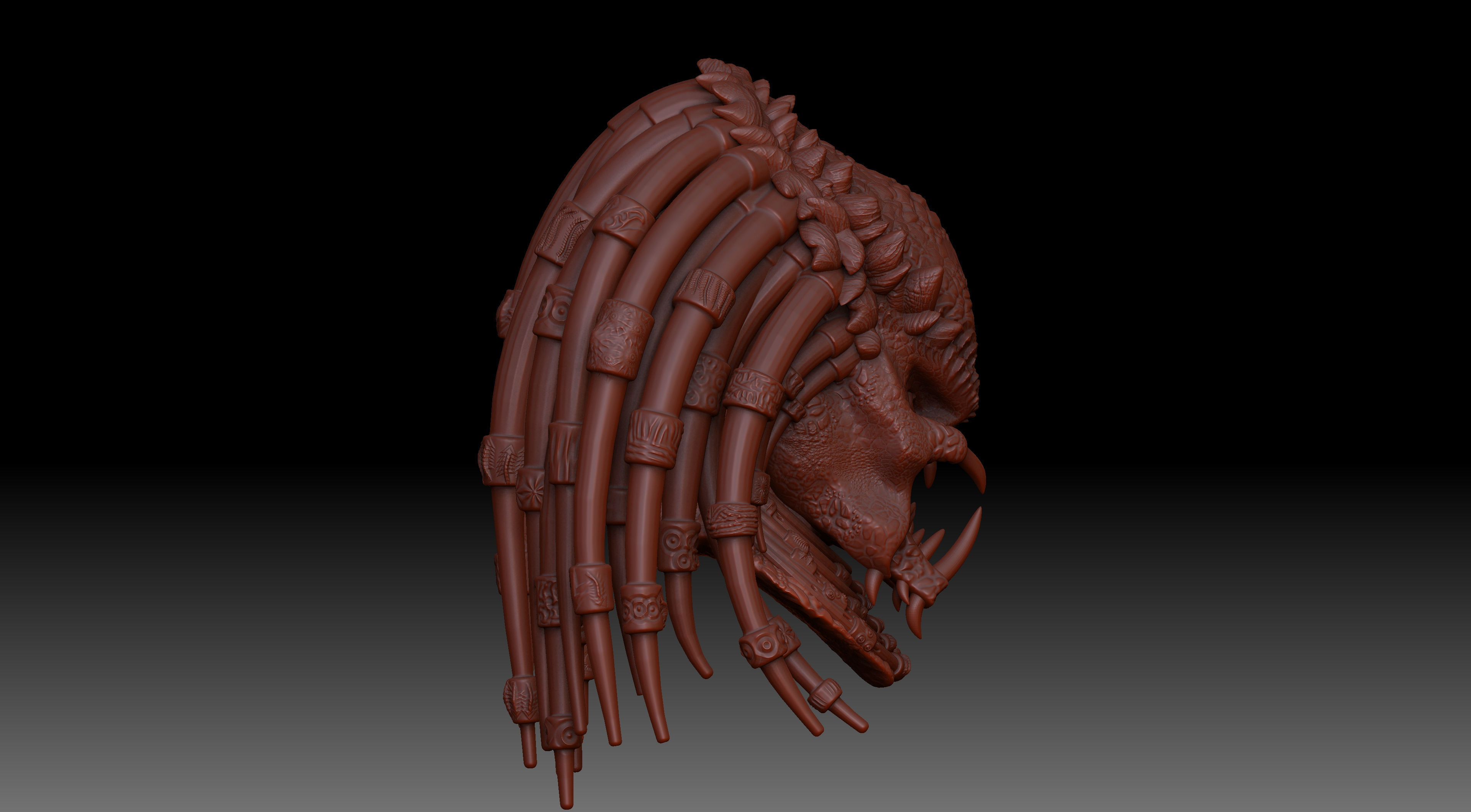 Predator head 3D model 3D printable | CGTrader