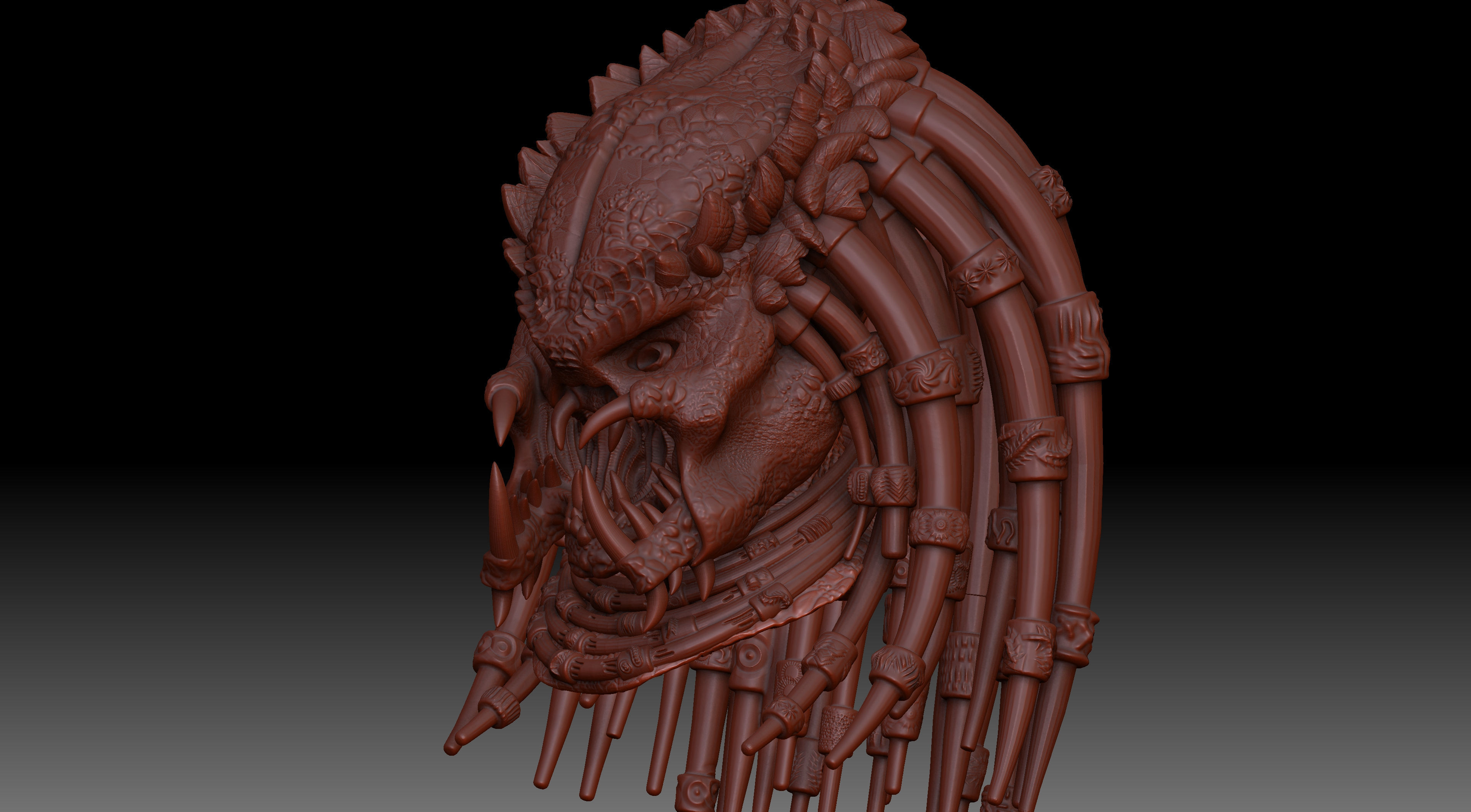 Predator head 3D model 3D printable | CGTrader