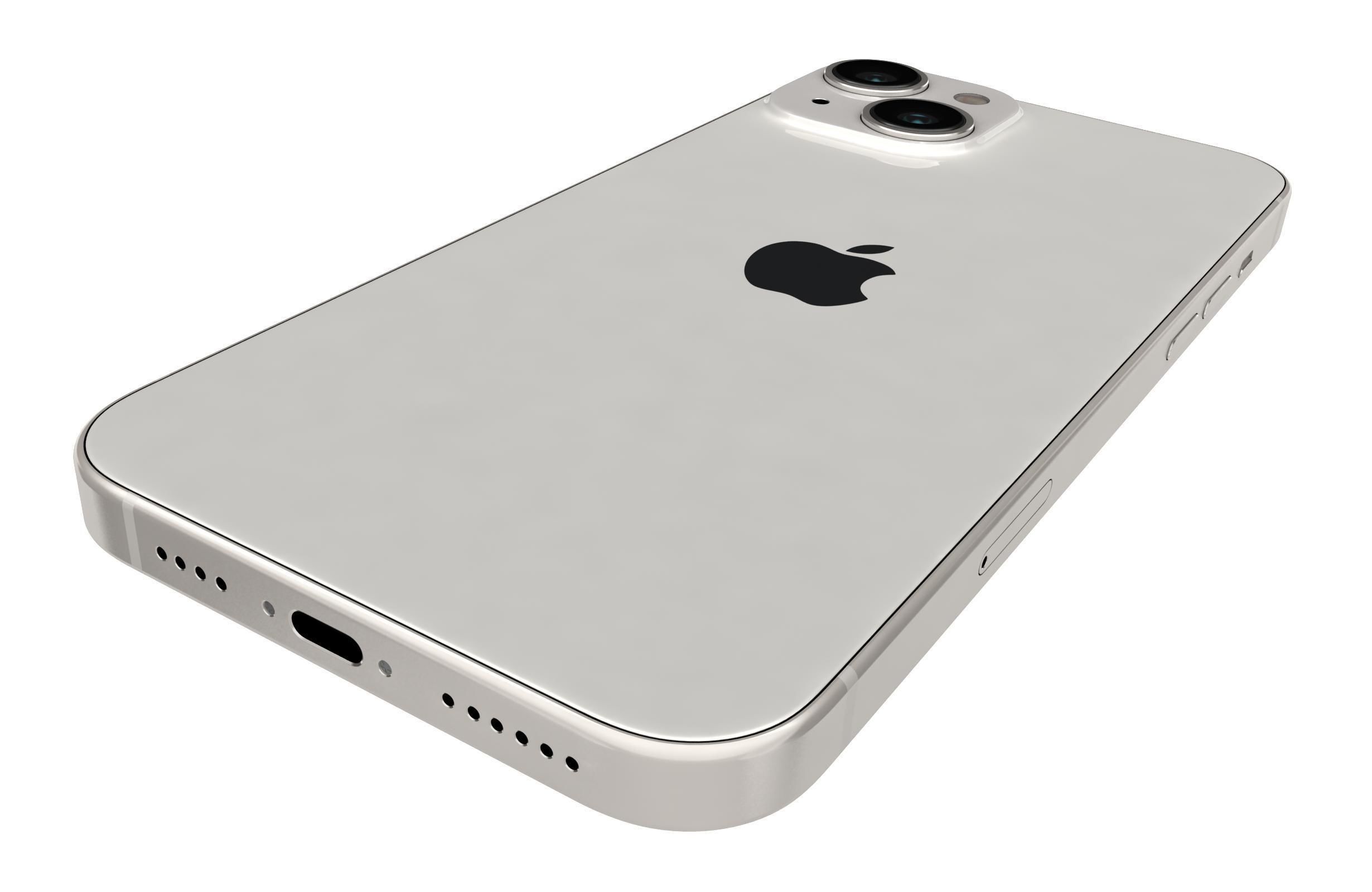 Apple iPhone 14 White 3D model | CGTrader