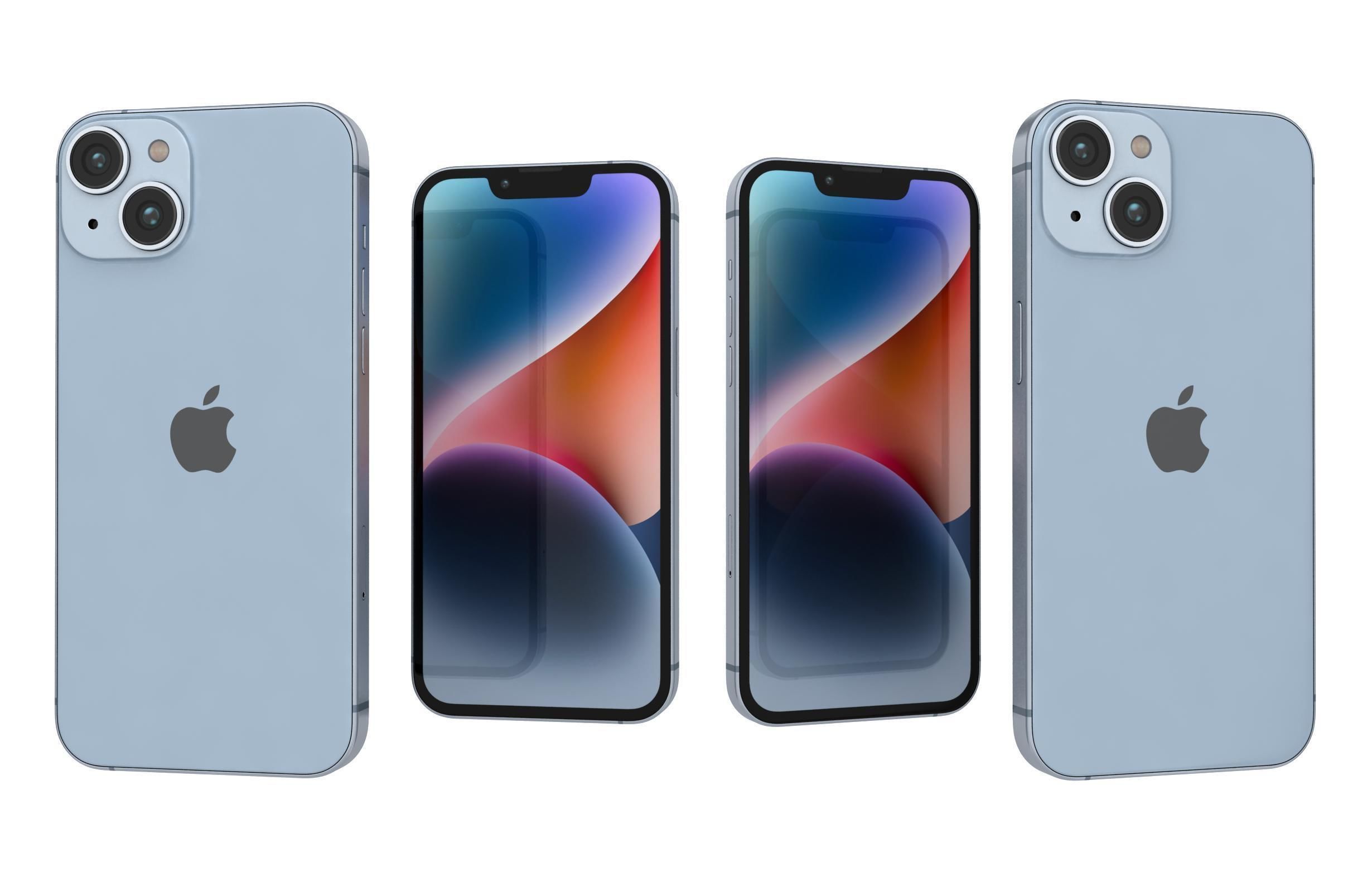 Apple iPhone 14 All Colors 3D model | CGTrader
