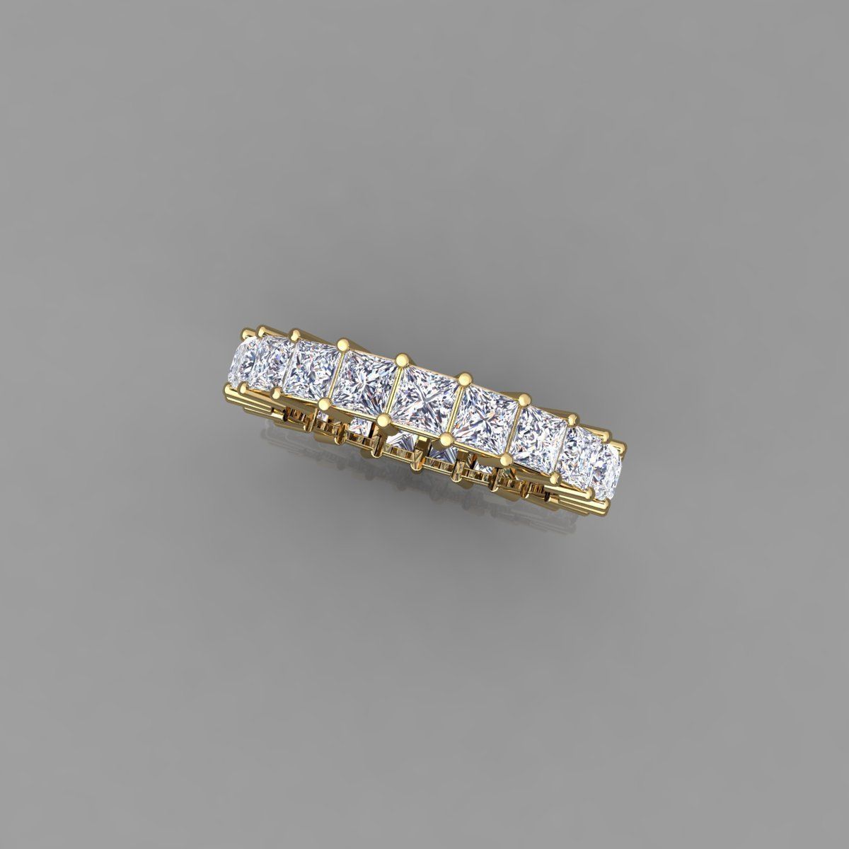 Princess Eternity Ring 3d Model and Render 3D model 3D printable | CGTrader