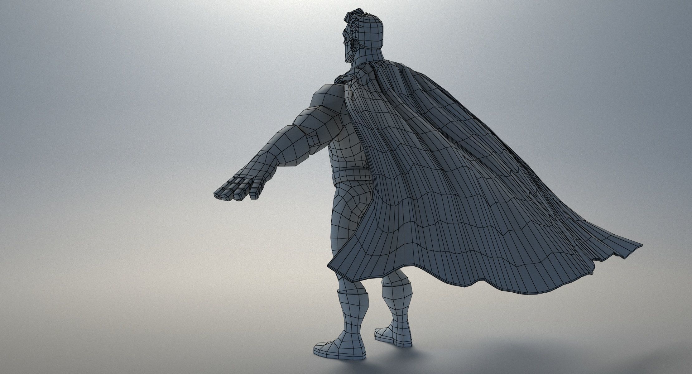 3D model Cartoon Superhero Male Character VR / AR / low-poly | CGTrader