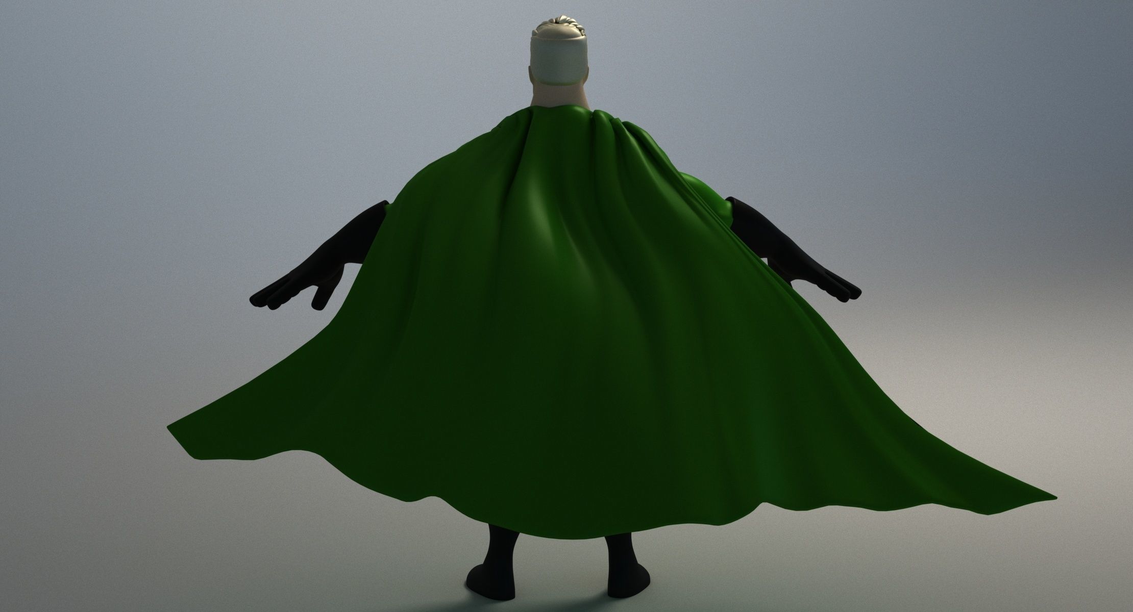 3D model Cartoon Superhero Male Character VR / AR / low-poly | CGTrader
