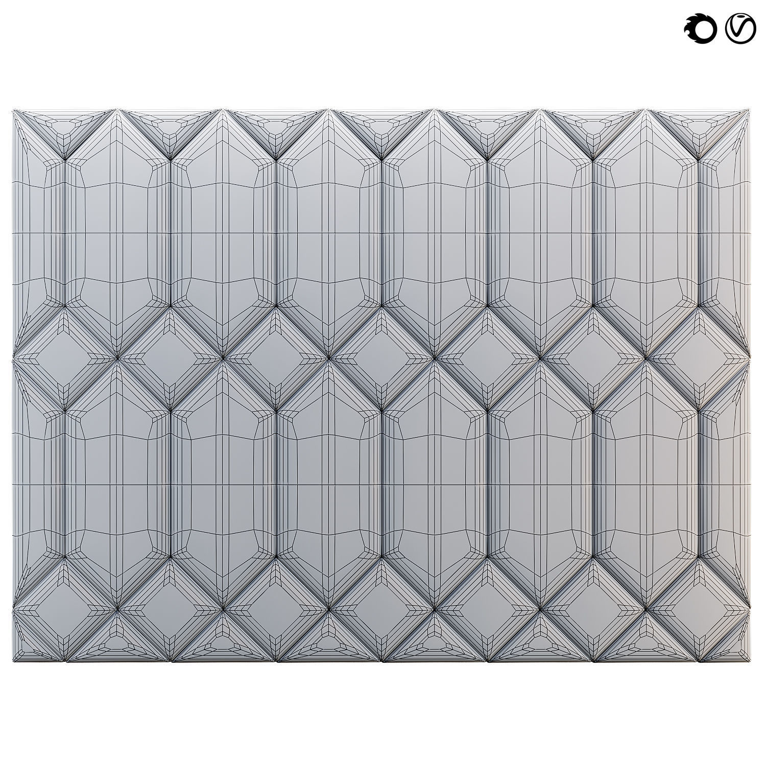Soft wall panel 76 3D model | CGTrader