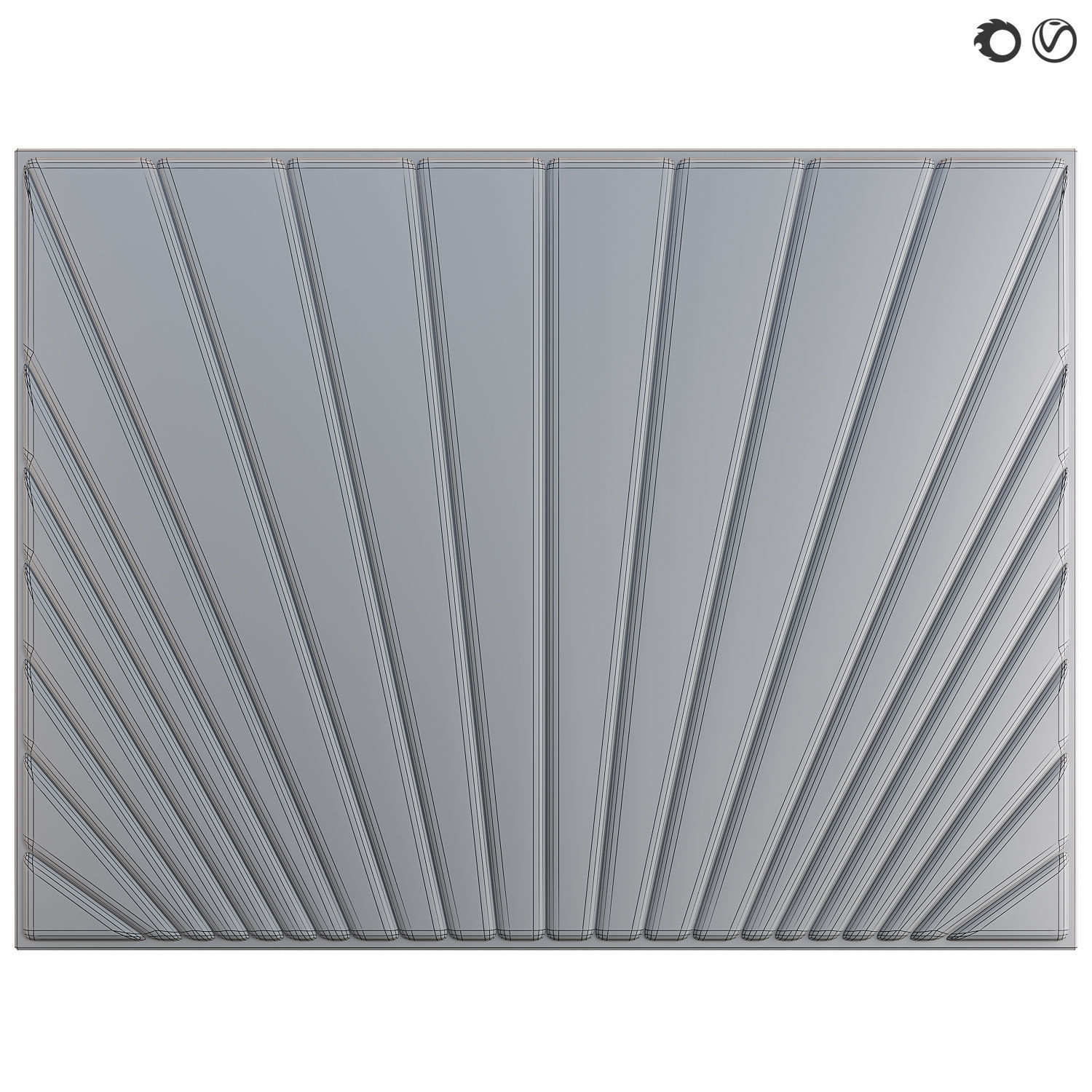 Soft wall panel Graciya 3D model | CGTrader