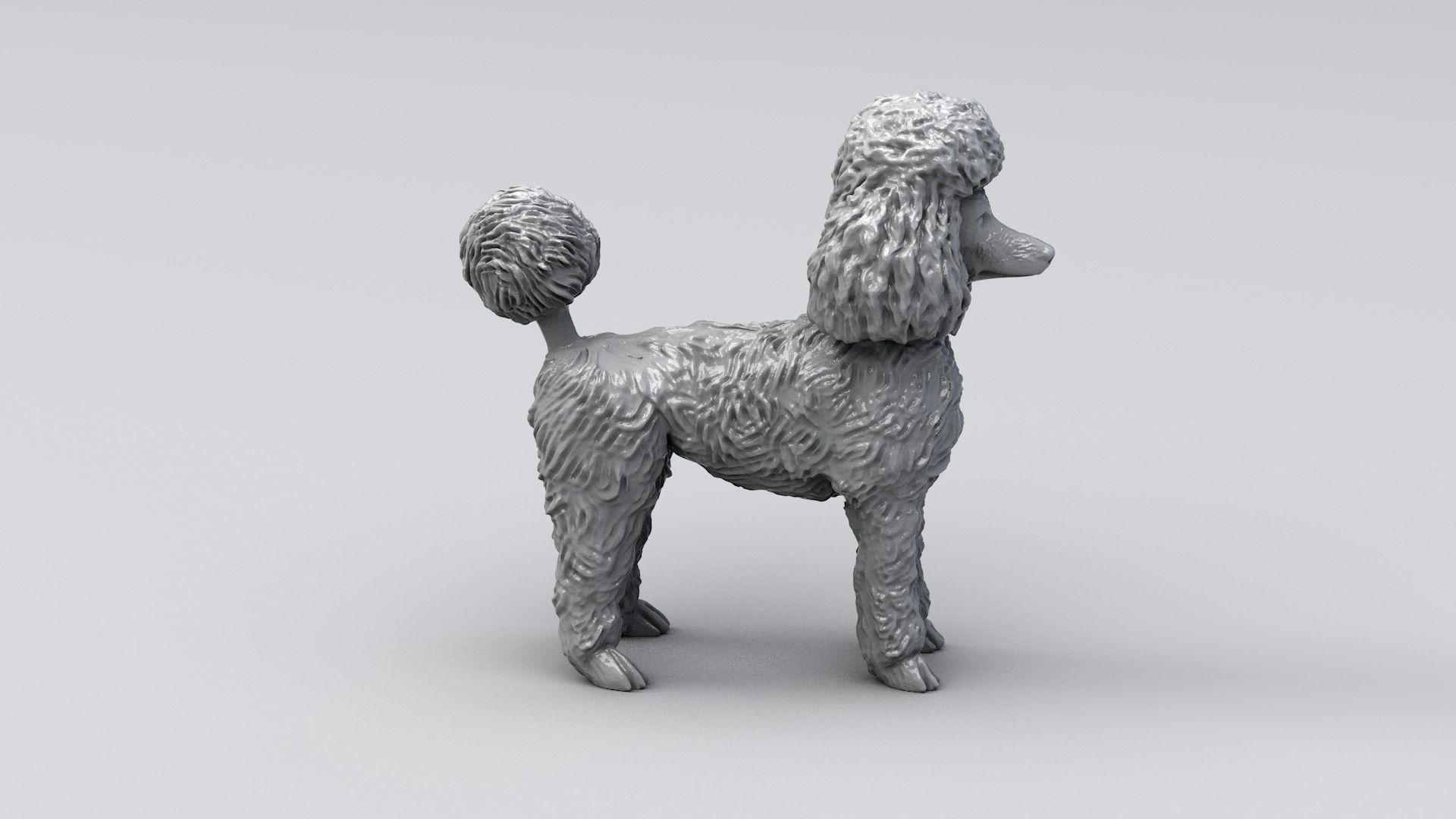 Poodle - 3D Print 3D model 3D printable | CGTrader