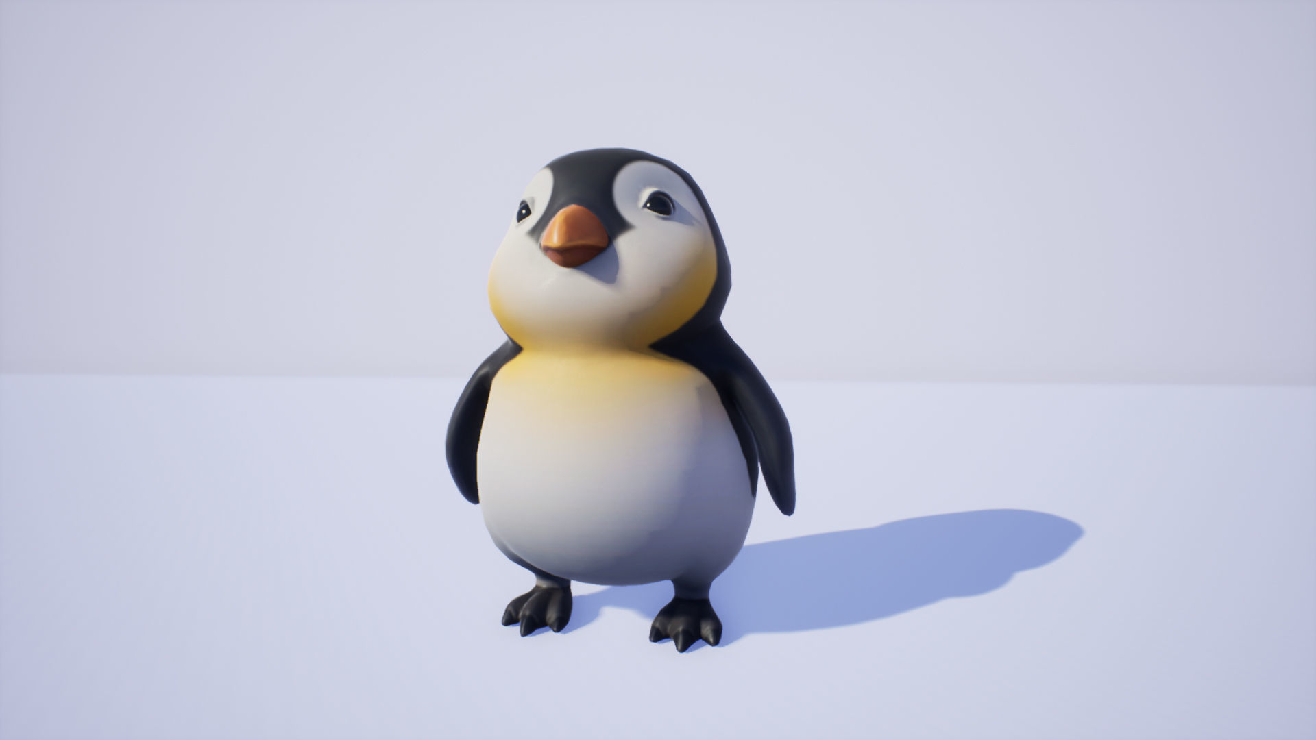 3D model Penguin cartoon VR / AR / low-poly | CGTrader