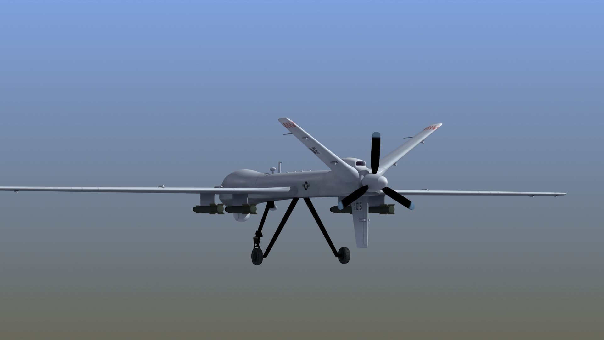 MQ-9 Reaper UAV 3D model | CGTrader