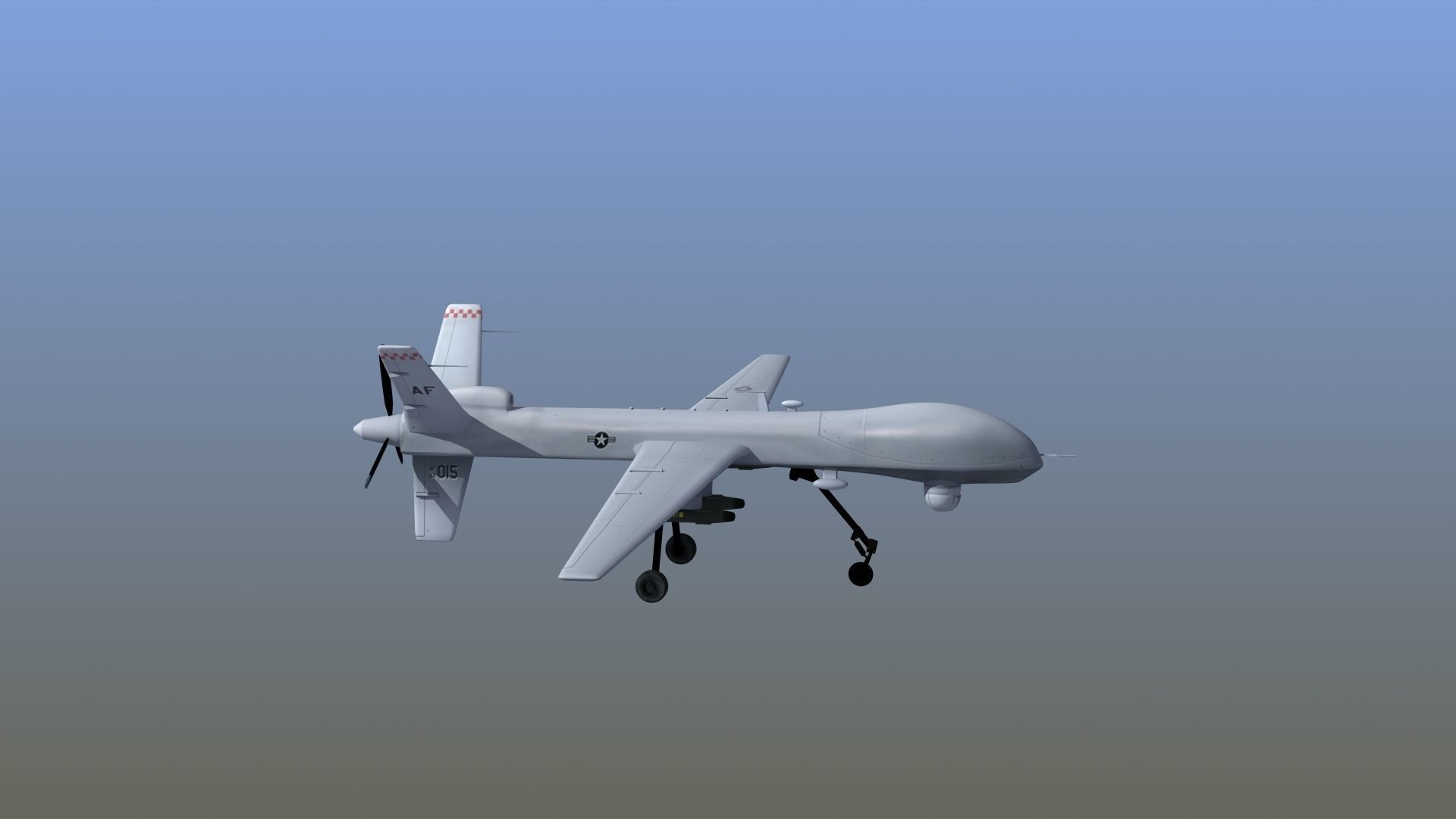 MQ-9 Reaper UAV 3D model | CGTrader