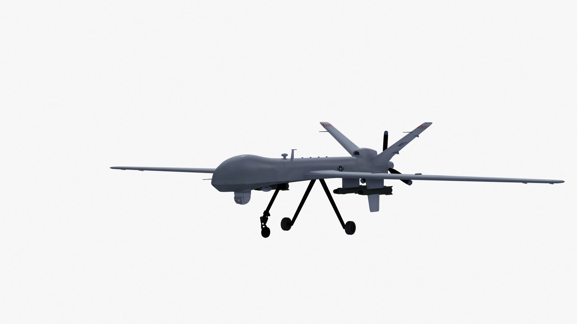 MQ-9 Reaper UAV 3D model | CGTrader