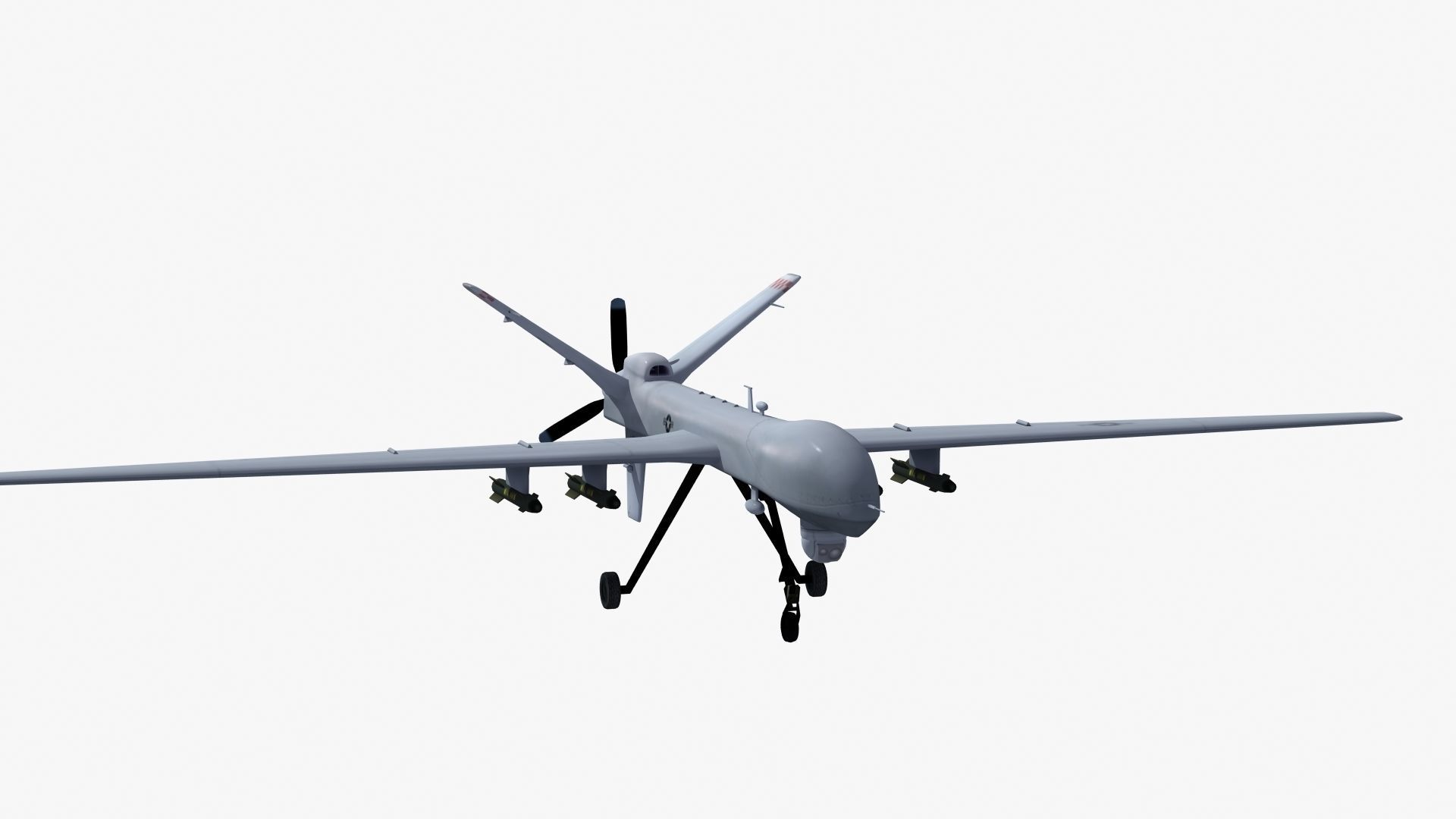 MQ-9 Reaper UAV 3D model | CGTrader