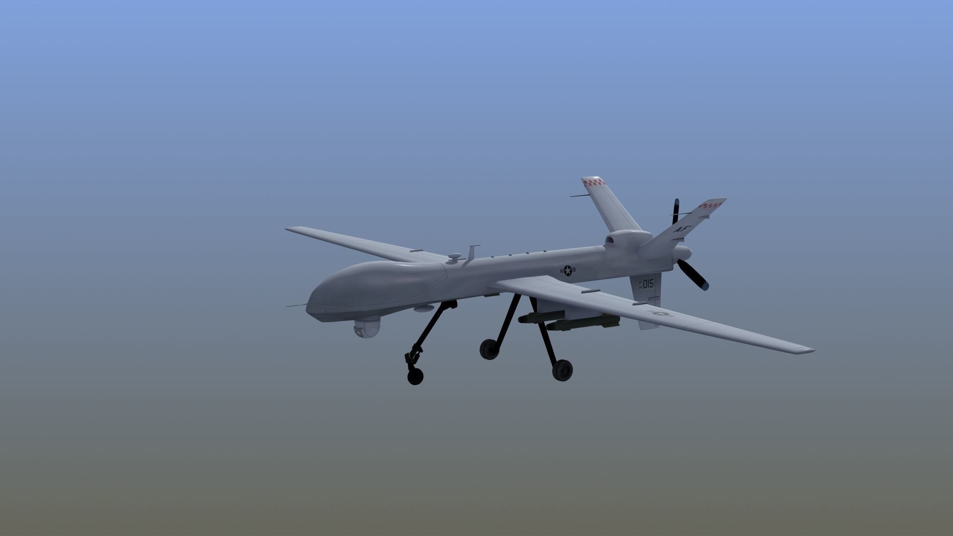 MQ-9 Reaper UAV 3D model | CGTrader