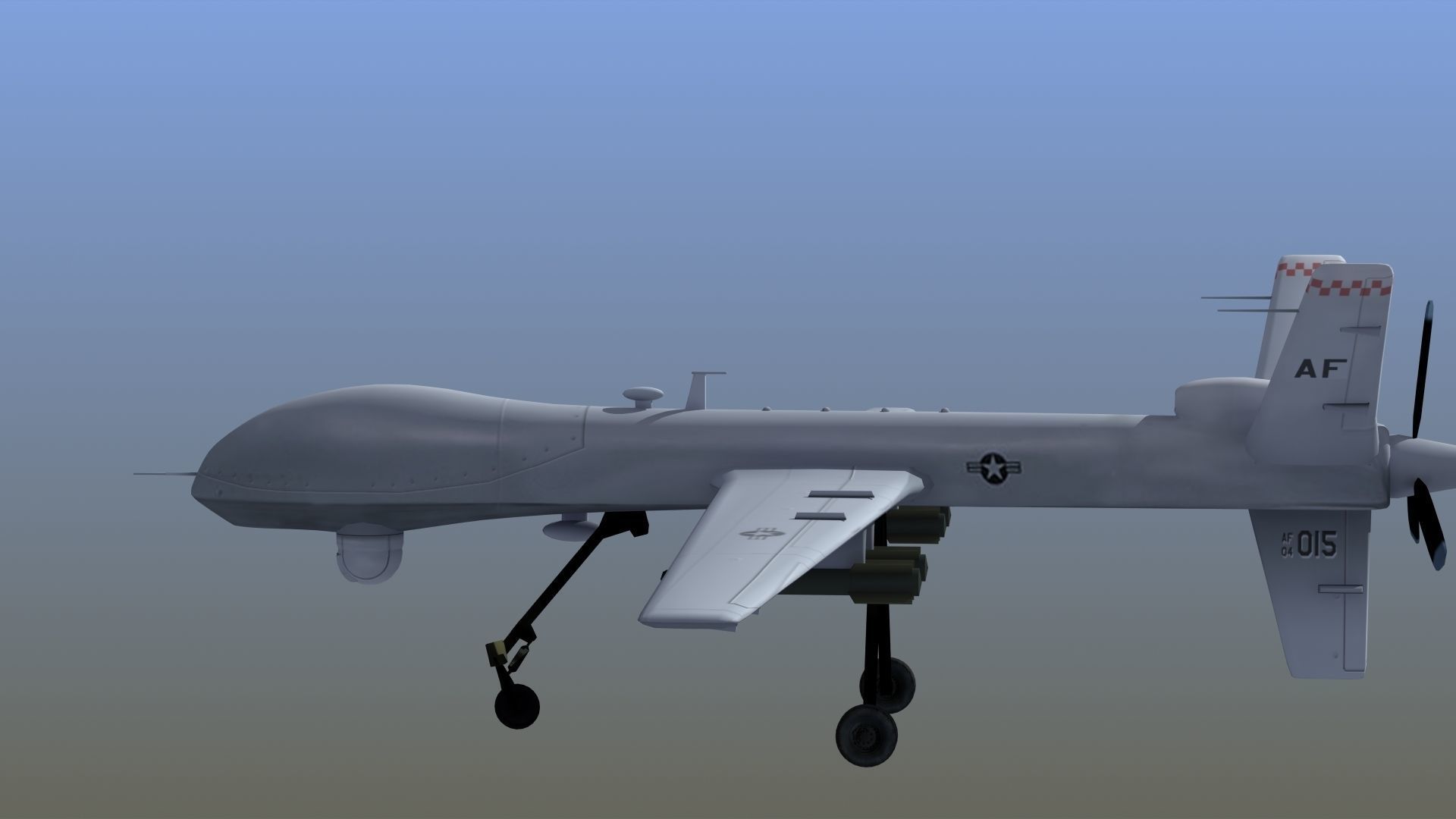 MQ-9 Reaper UAV 3D model | CGTrader